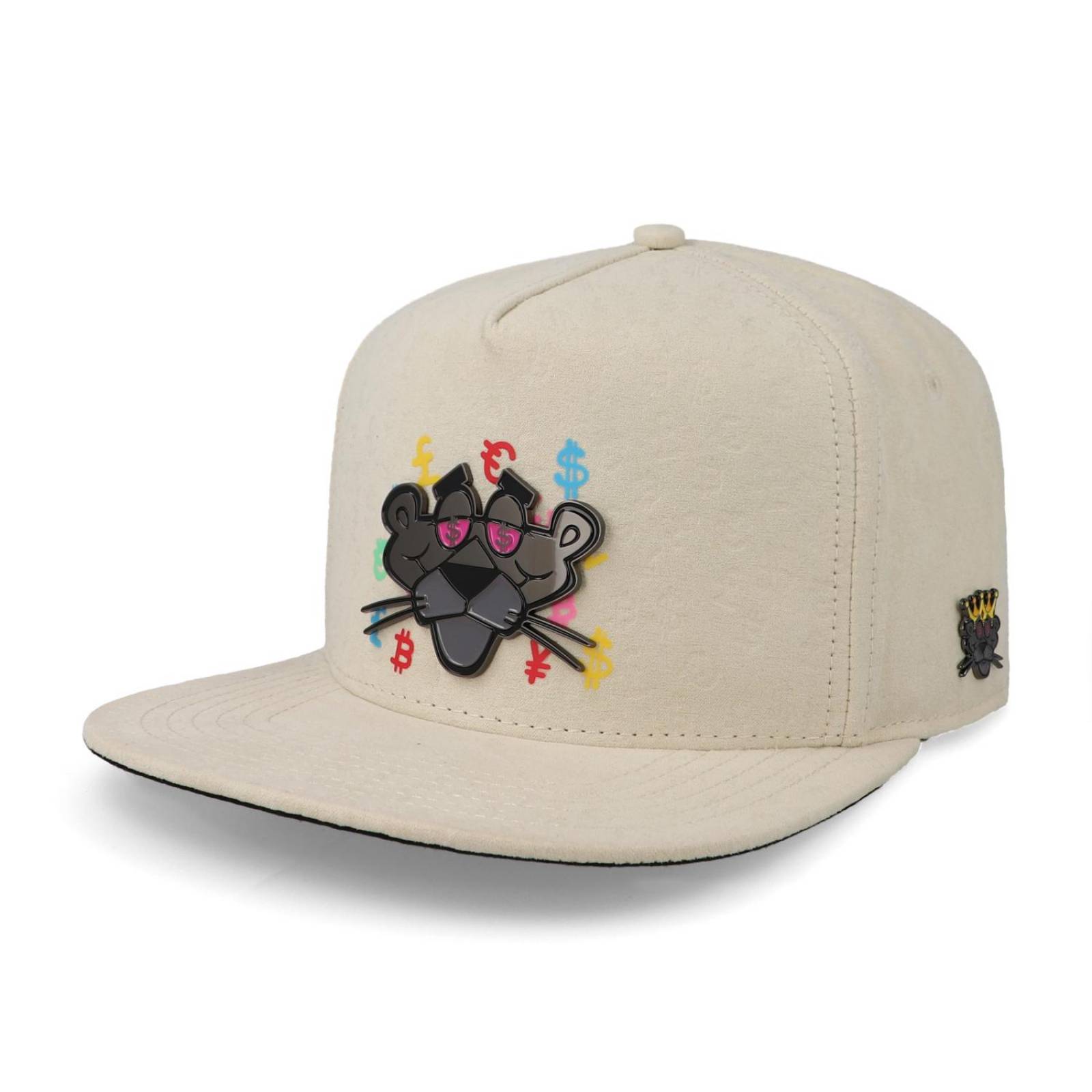 Gorra Cash Only Pantera Negro Full Blanca Unitalla