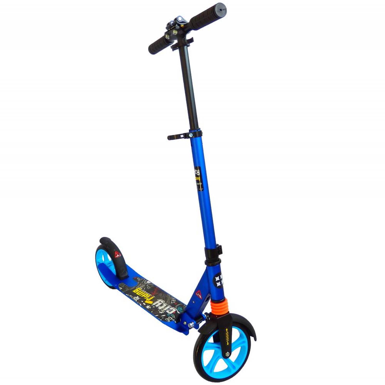Scooter patín del diablo profesional para adulto hasta 100 KG Azul