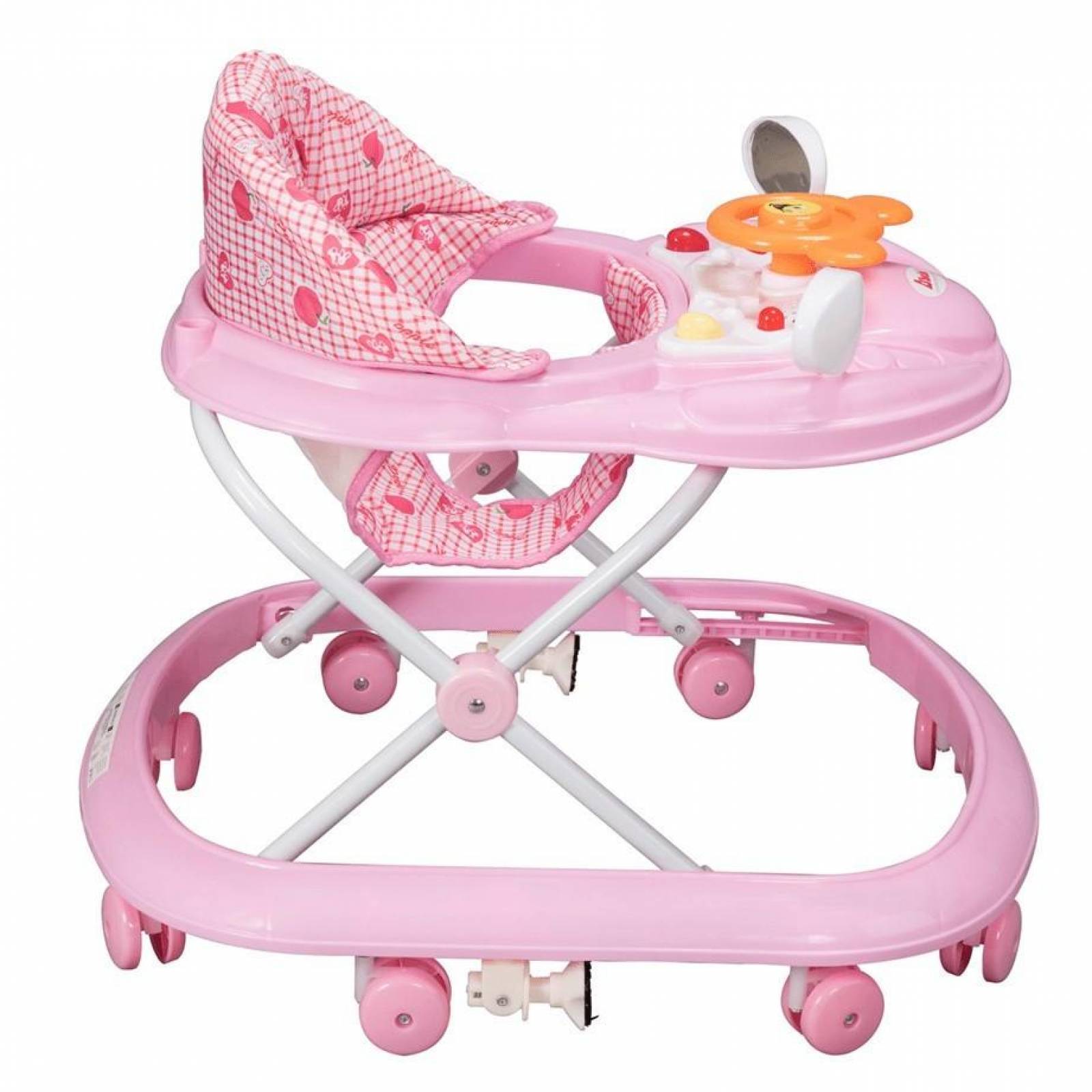 Andaderas Para Bebes Picola De 8 Llantas Musical Rosa