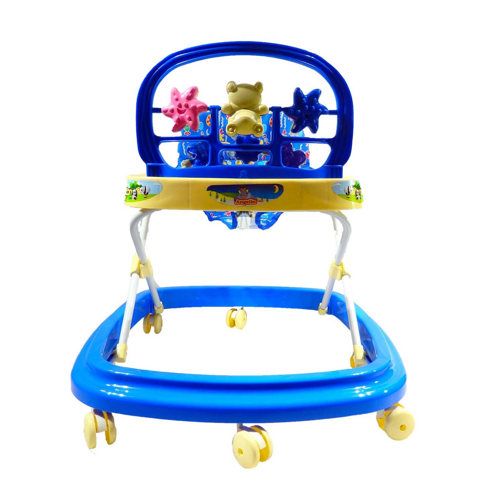 Andadera para Bebé Angelin Baby con niveles de altura Azul