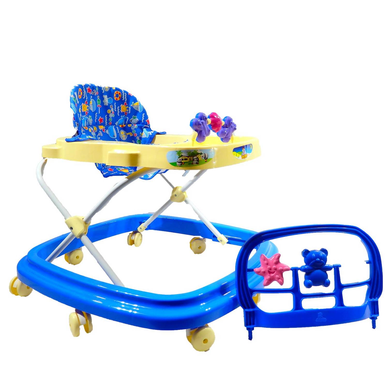 Andadera para Bebé Angelin Baby con niveles de altura Azul