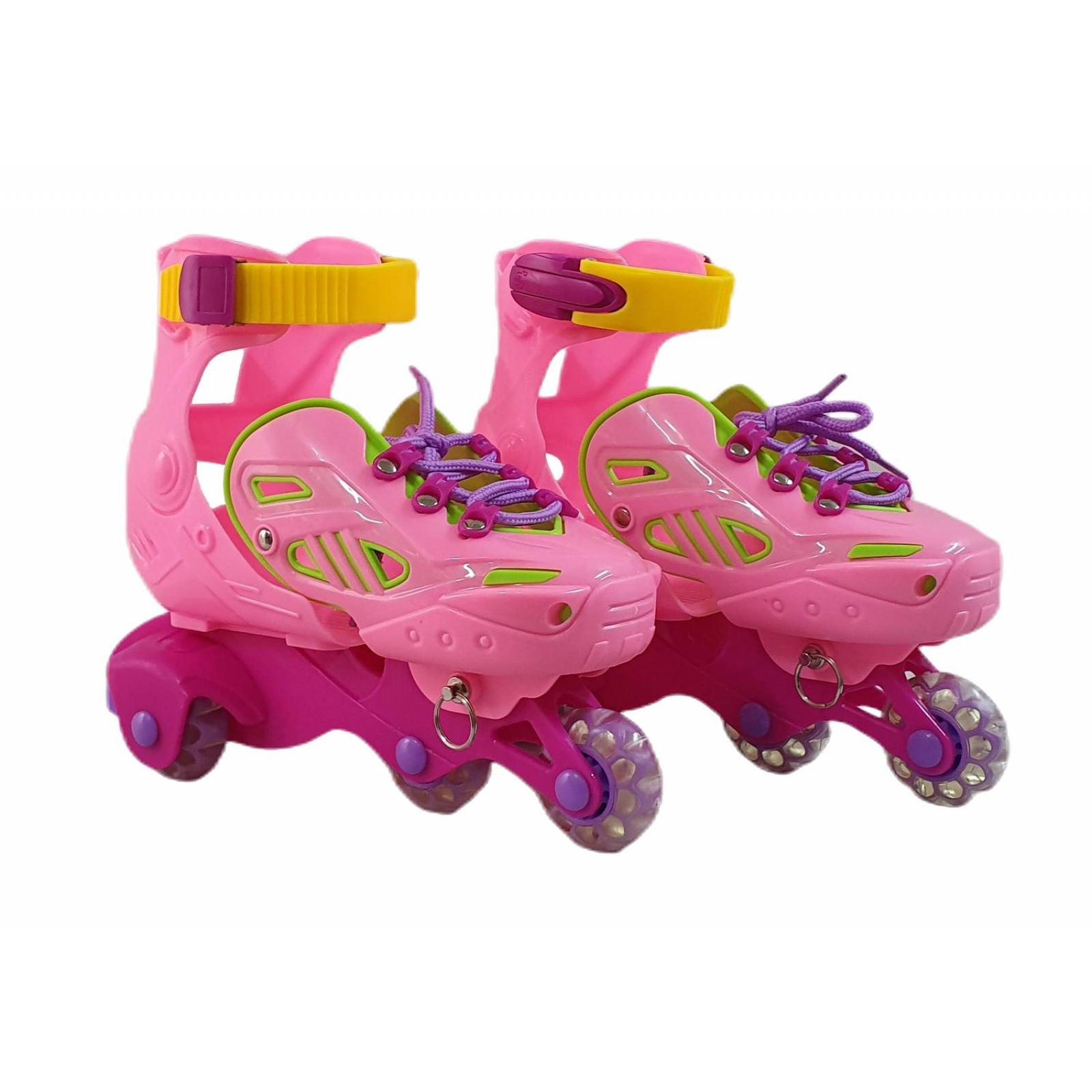 Patines Infantiles Roller Skates Ajustables 4 Ruedas Rosa