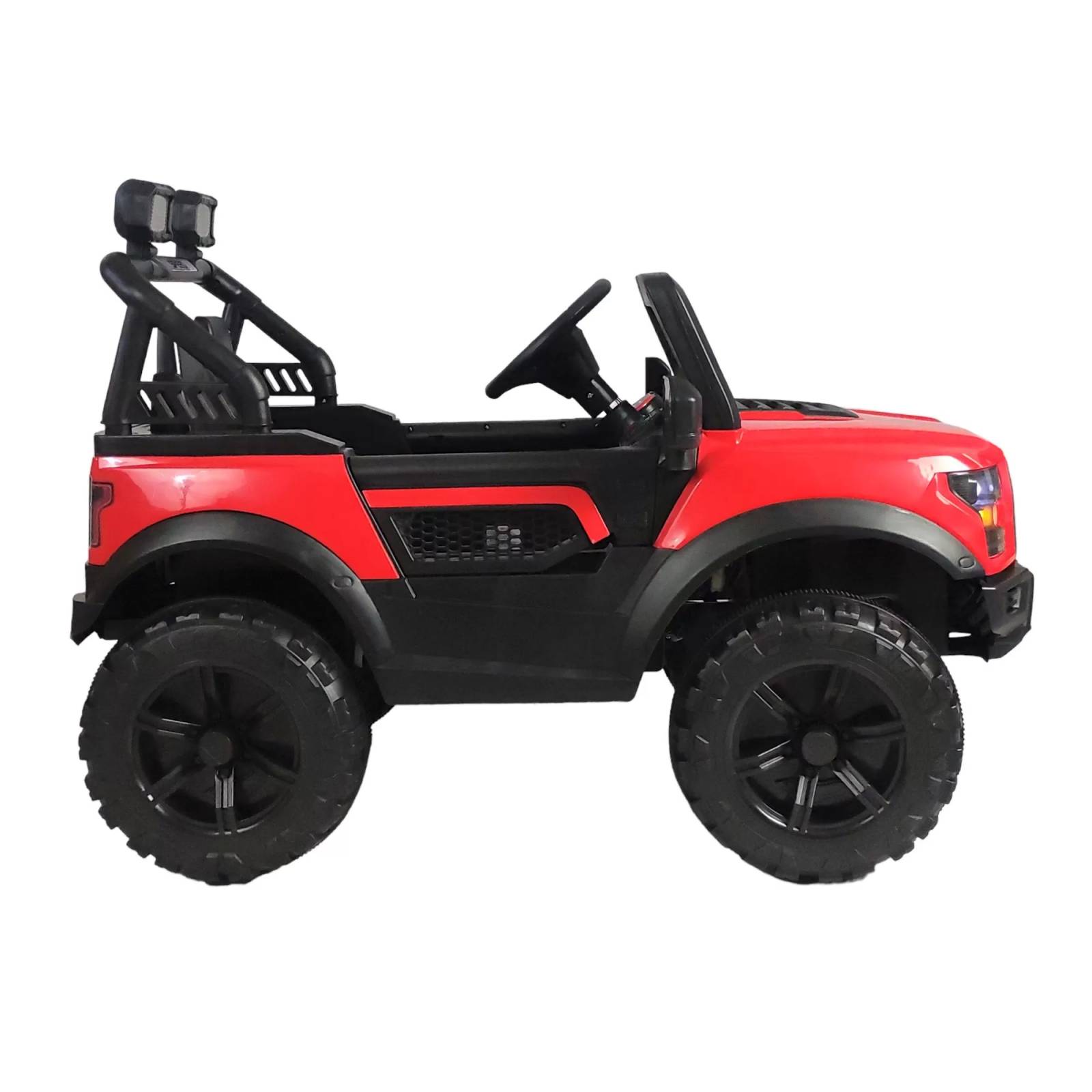 Montable Electrico Control Remoto 5KM/H Lobo Bluetooth 12V - Rojo