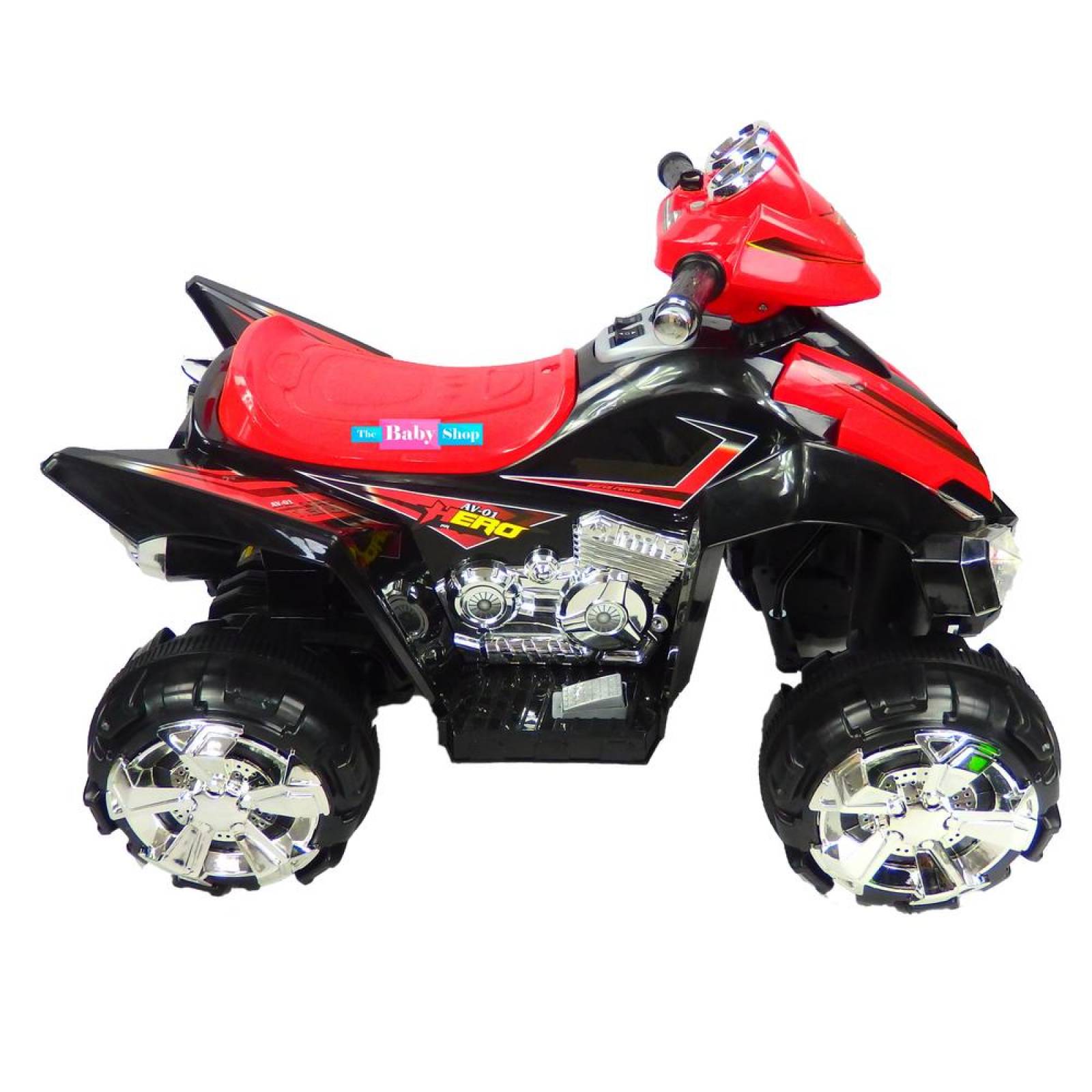 Cuatrimoto Quad Montable Electrica para niños Rojo