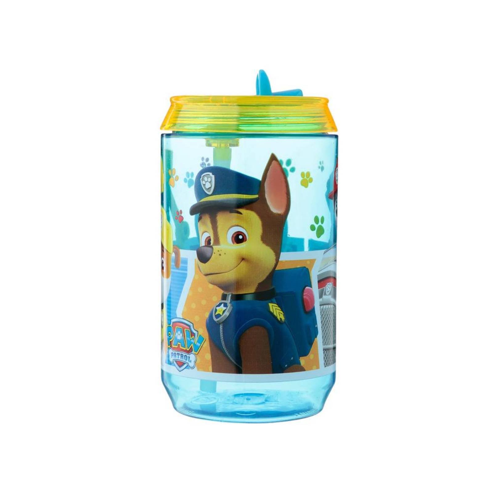 Paw Patrol Lata Refresco Vaso Entrenador con Popote