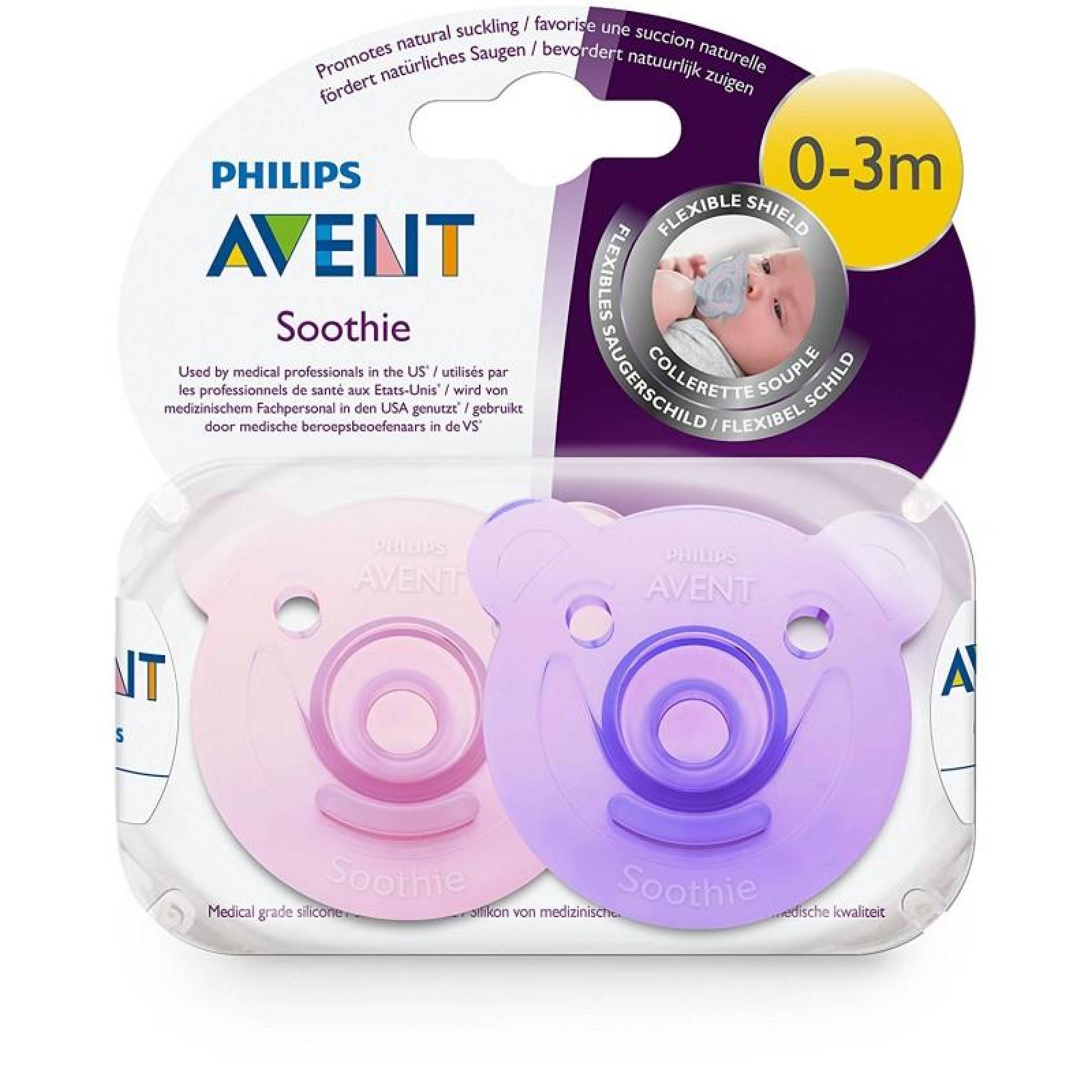 Philips Avent Chupón Soothie 2 Pack SCF19405 06 AZULROSA