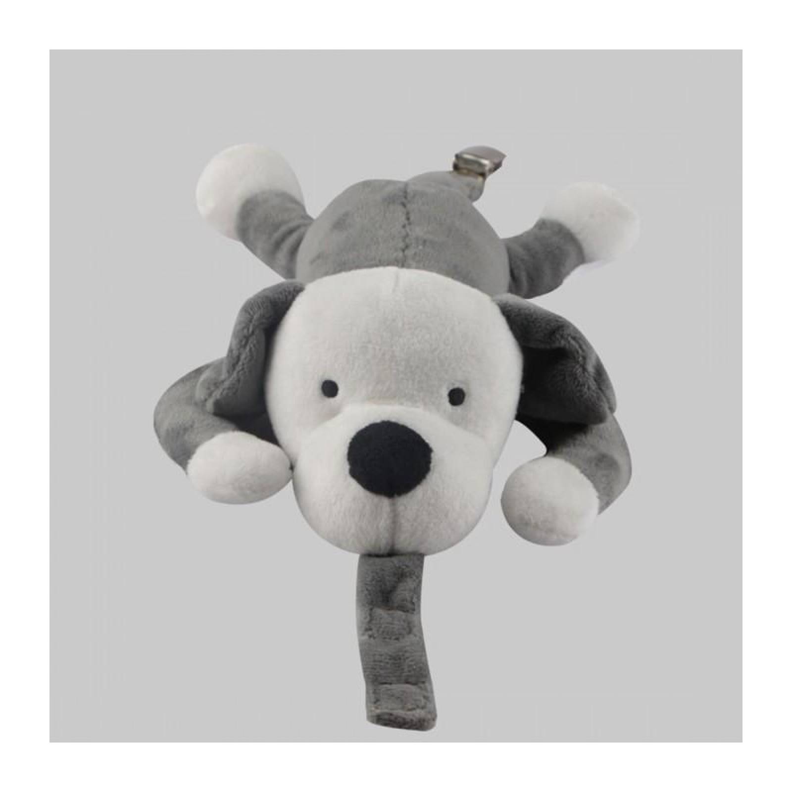 Chupon con peluche para bebe pelucho animalitos Perro