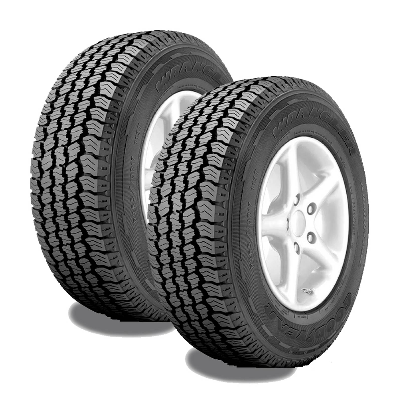 Paquete de 2 Llantas 235/70 R16 GOODYEAR WRANGLER ARMORTRAC 109S