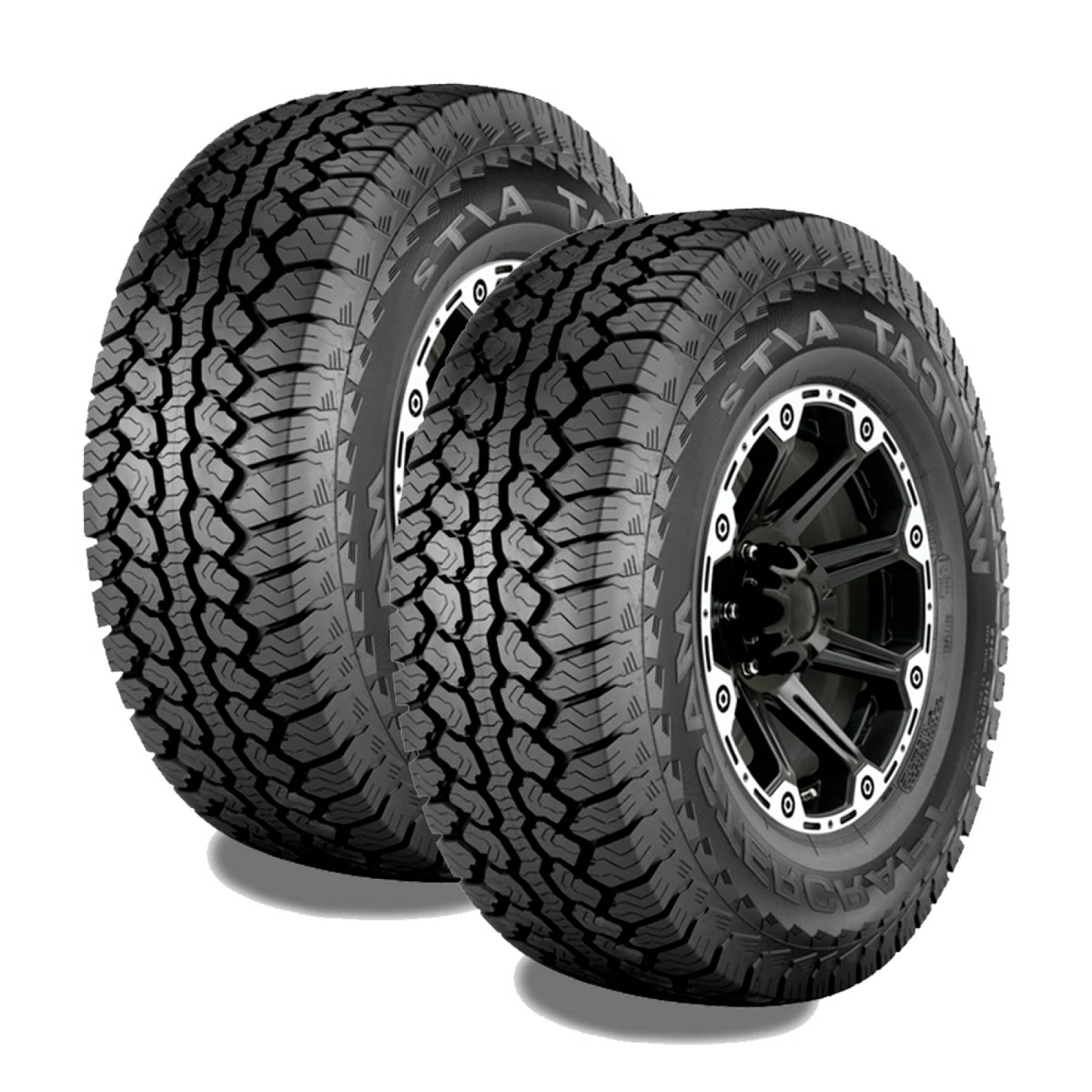 Paquete de 2 Llantas 235/80 R17 MASTERCRAFT WILDCAT A/T2 120/117R