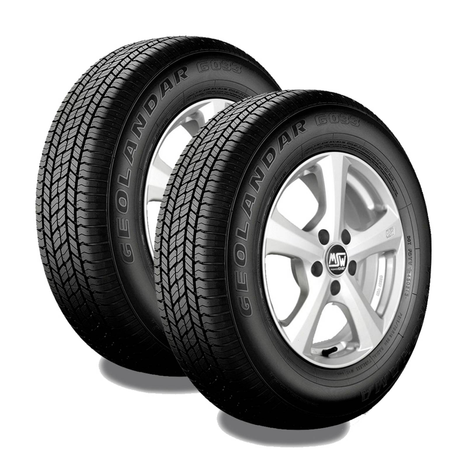 Paquete de 2 Llantas 235/65 R17 YOKOHAMA GEOLANDAR G055 104H