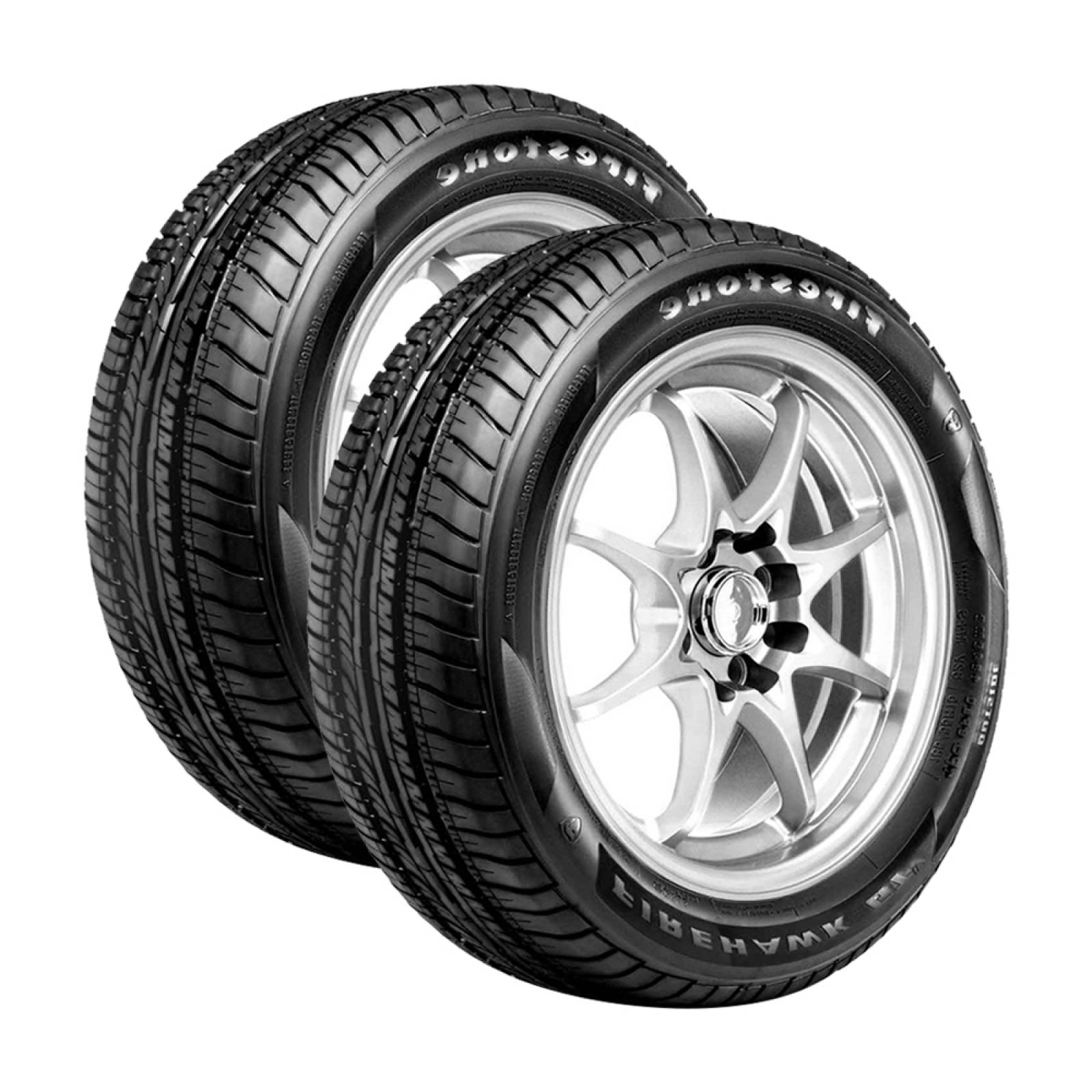Paquete de 2 Llantas 185/55 R15 FIRESTONE FIREHAWK GTV 82V Paquete de 2 Llantas 185/55 R15 FIRESTONE FIREHAWK GTV 82V
