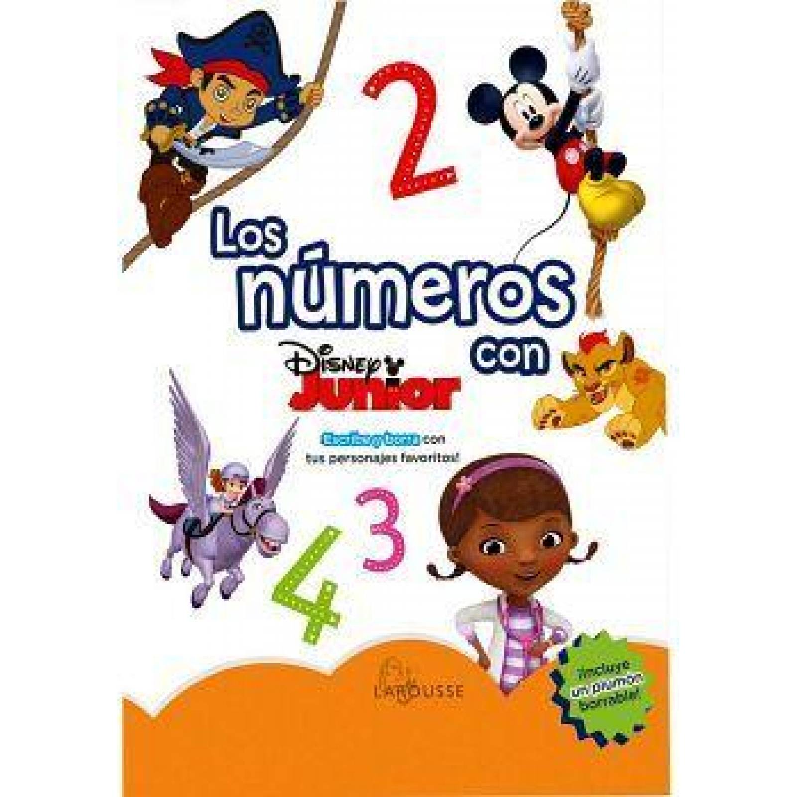 Los Números Con Disney