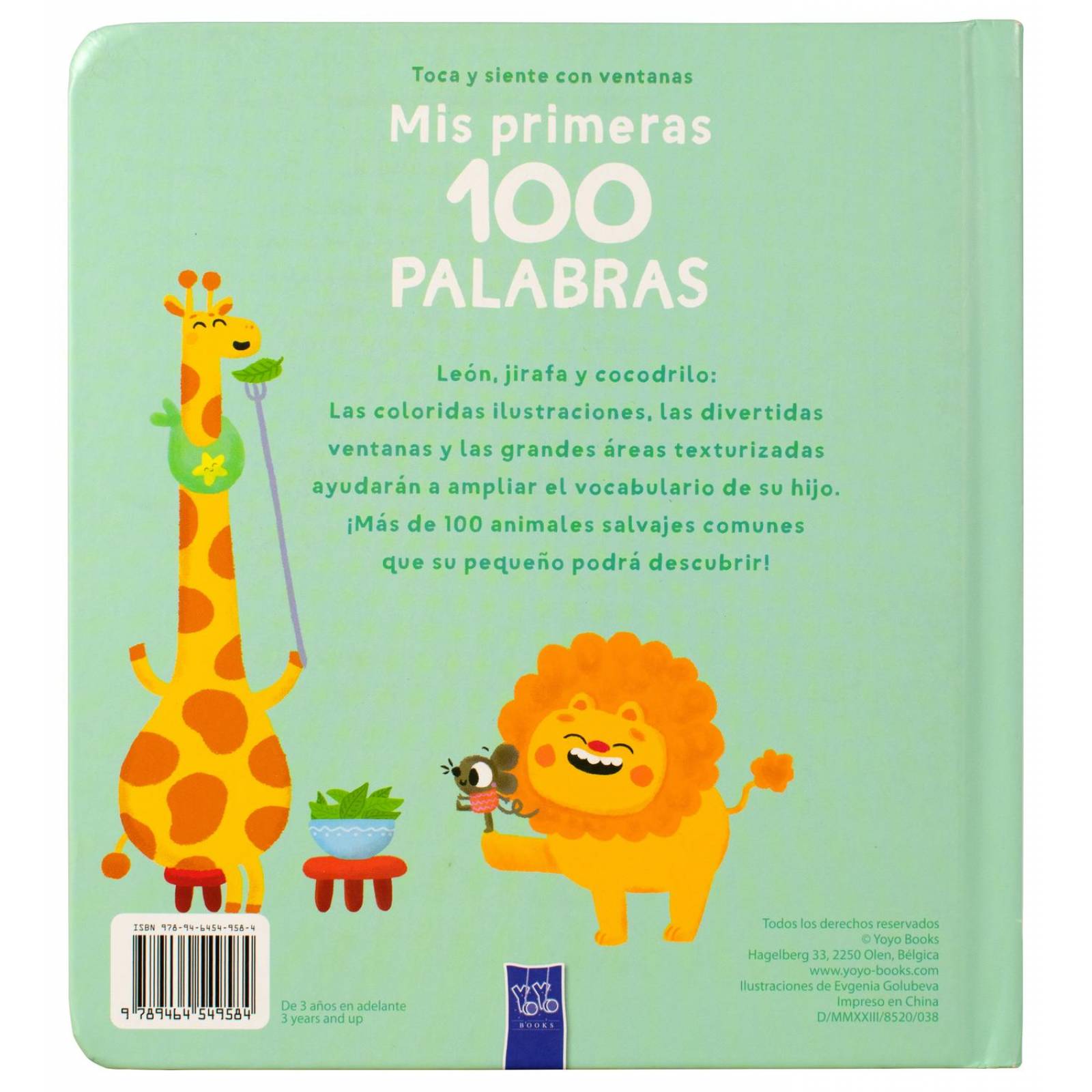 Libro infantil: Mis primeras 100 palabras animales salvajes