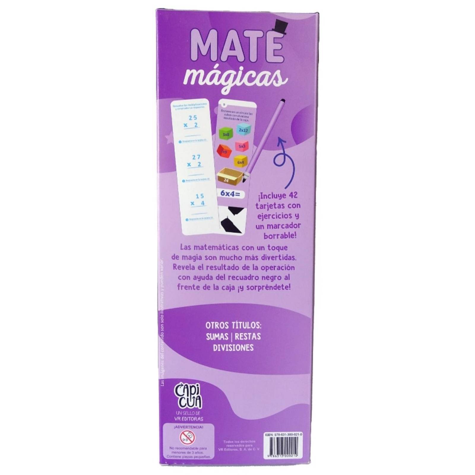 Tarjetas de Matemáticas para Niños Multiplicaciones