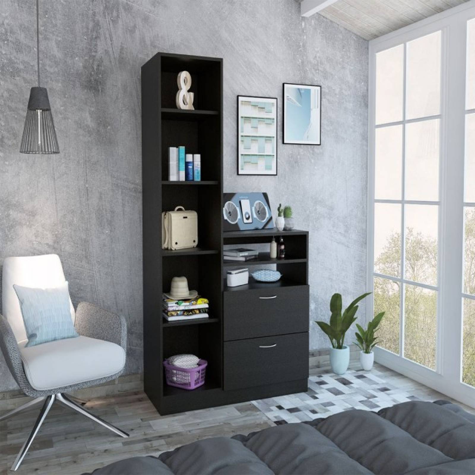 CLOSET COMODA COLOR CHOCOLATE MARCA EXCELSIOR