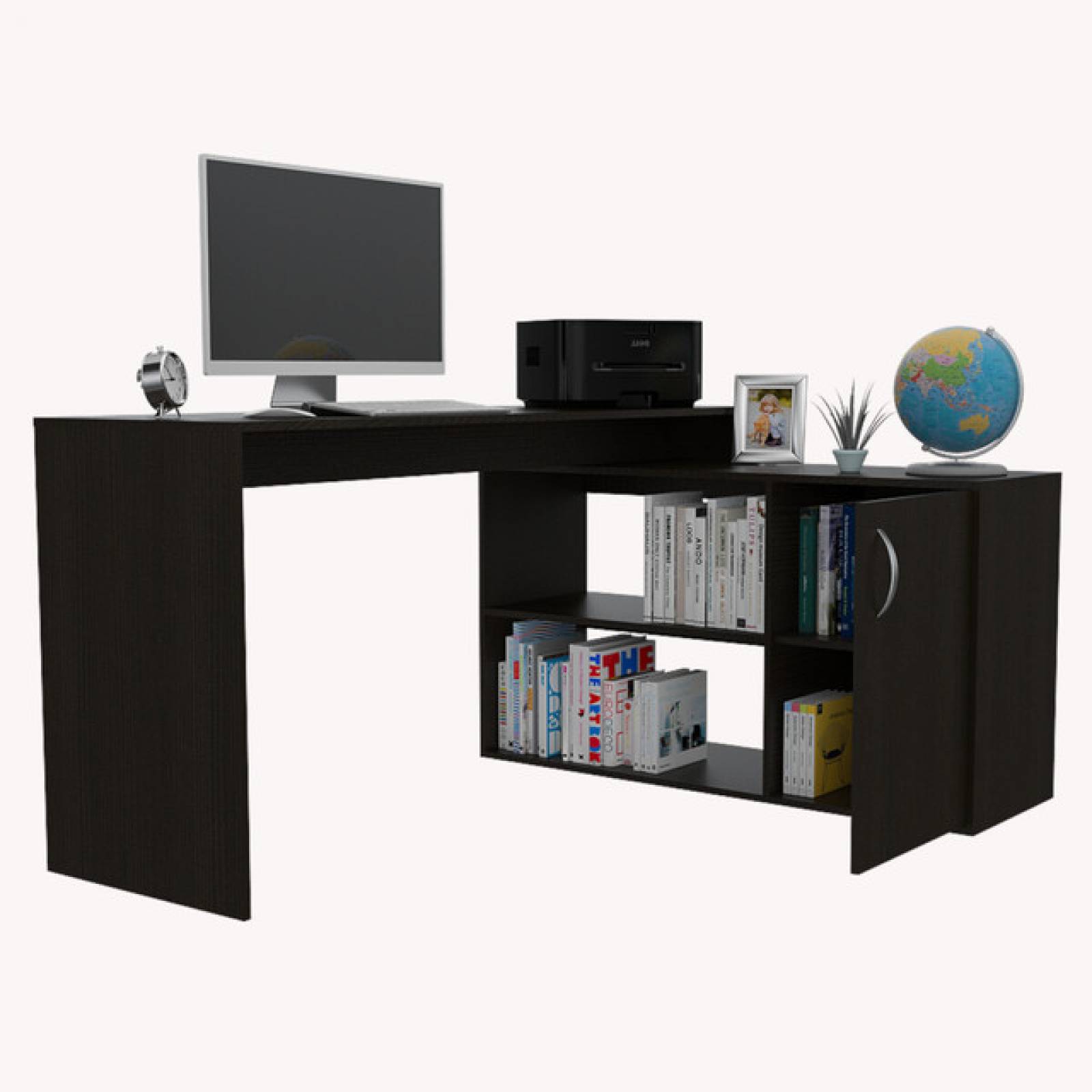 ESCRITORIO AXIS MARCA EXCELSIOR COLOR CHOCOLATE