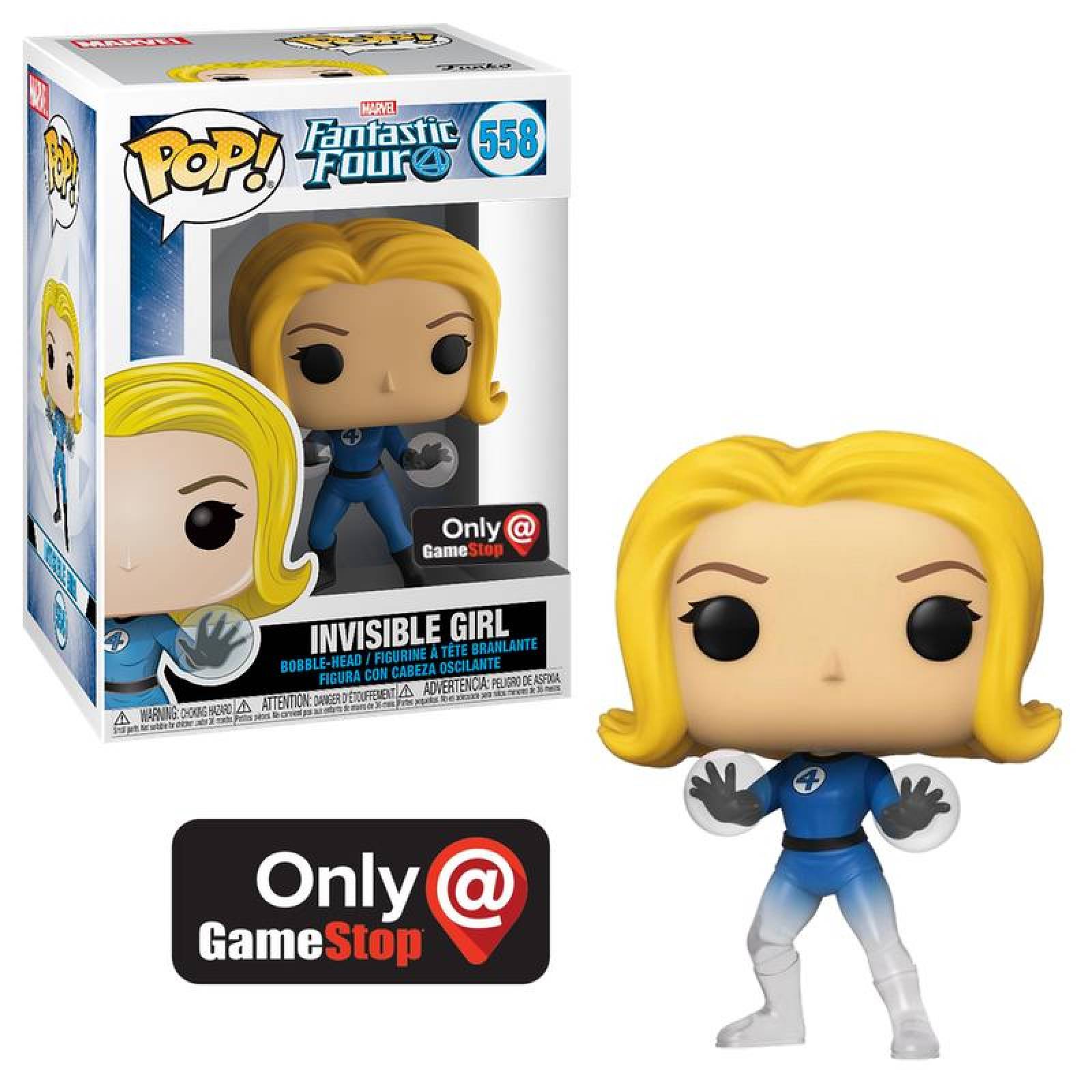 Invisible Girl Funko Pop 4 Fantasticos Exclusivo