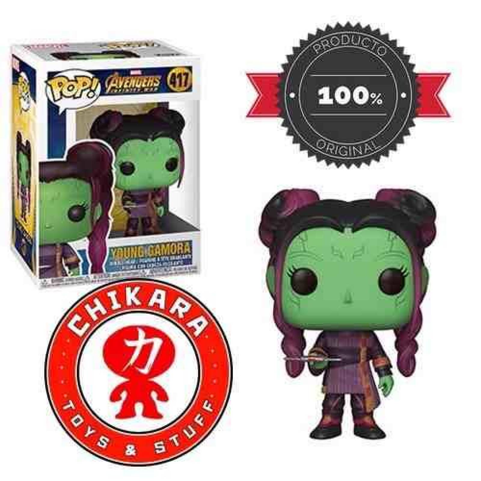 Gamora Con Daga Con Stormbreaker Funko Pop Marvel Avengers