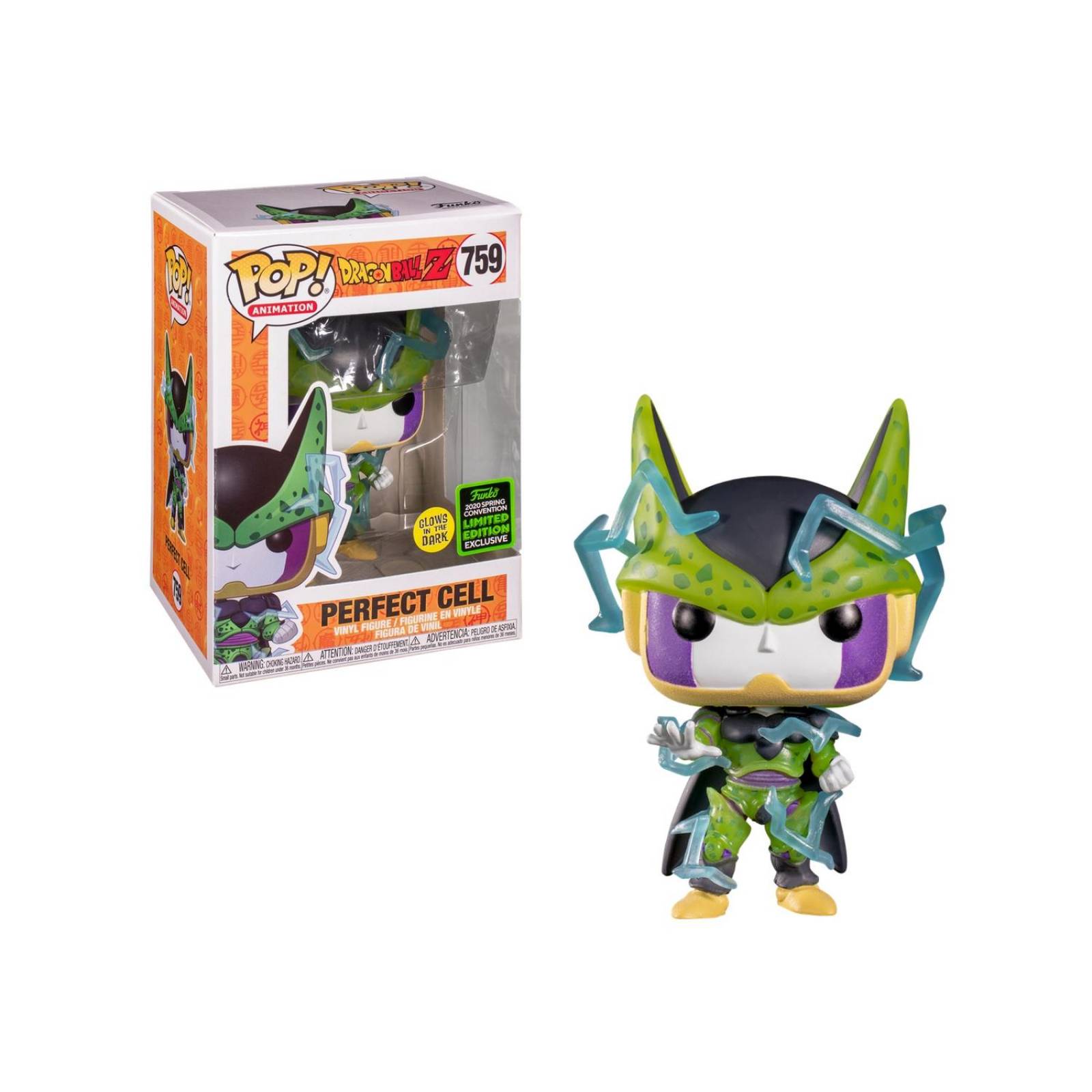 Perfect Cell Funko Pop Dragon Ball GITD Exclusivo ECCC 2020