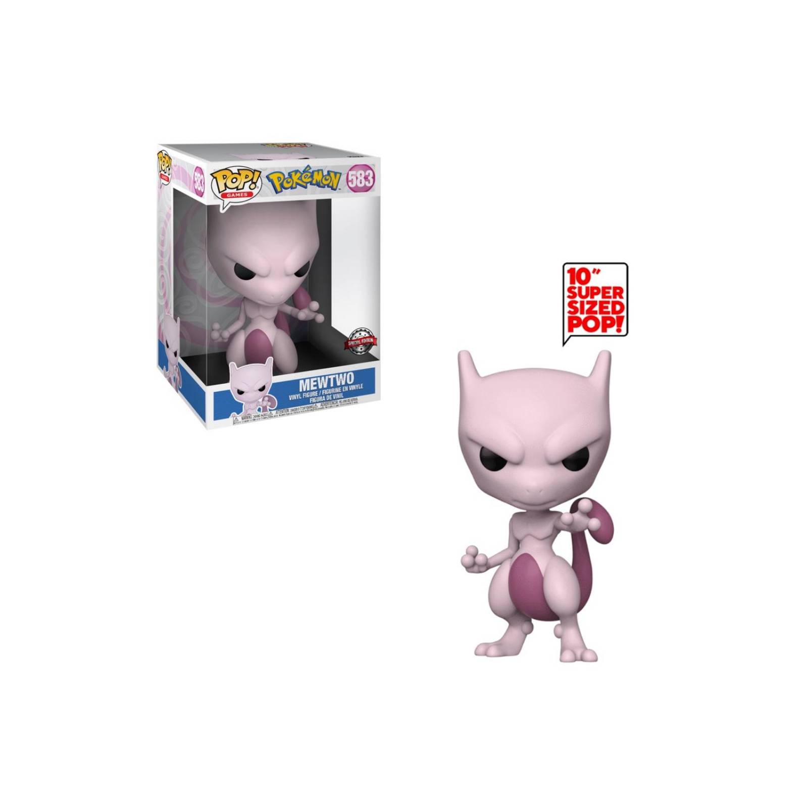Mewtwo 10" Funko Pop Pokemon Exclusivo Special Edition