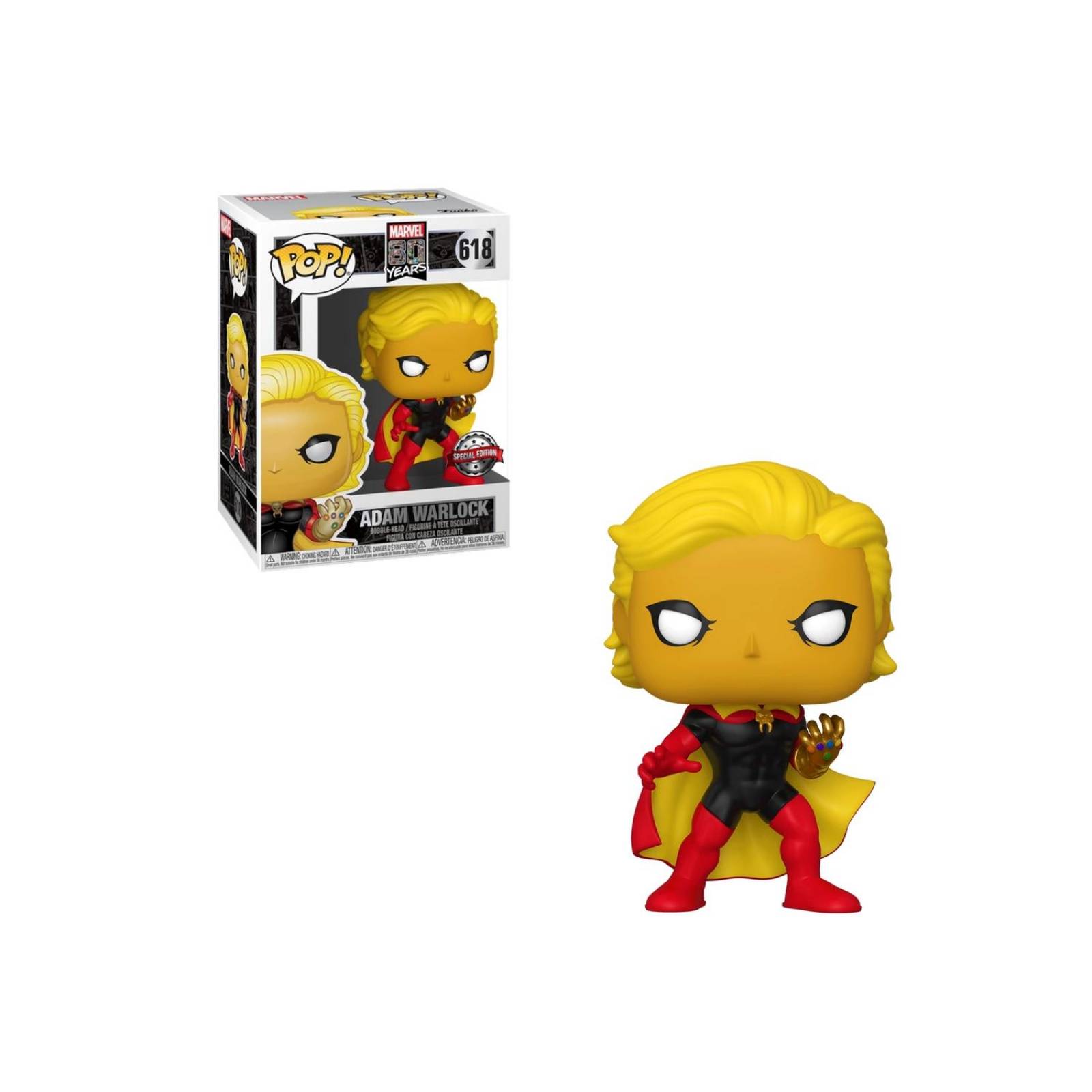 Adam Warlock Funko Pop Marvel 80 Avengers Exclusivo Special Edition