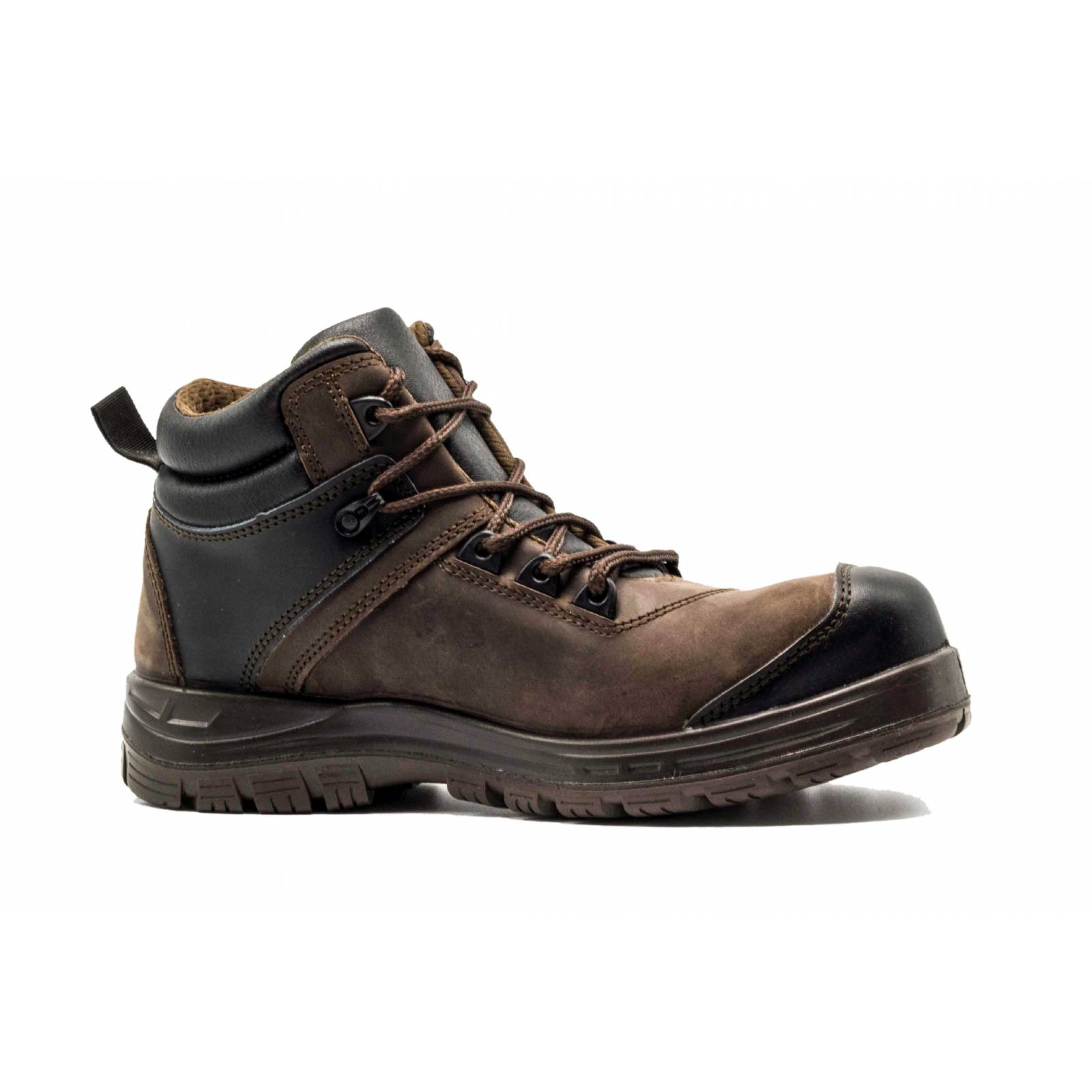 Van Vien Botas Industriales Seguridad Trabajo Casquillo Omega Chocolate