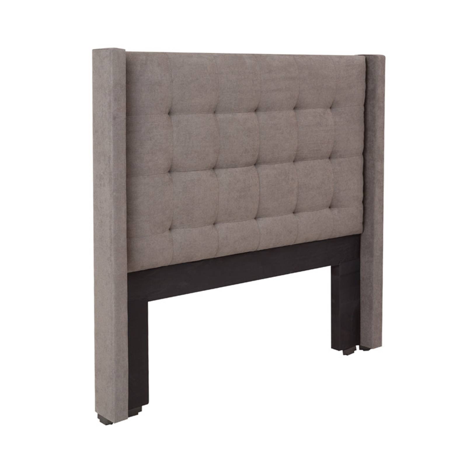 Cabecera Matrimonial Dicasa Titan Gris Oscuro