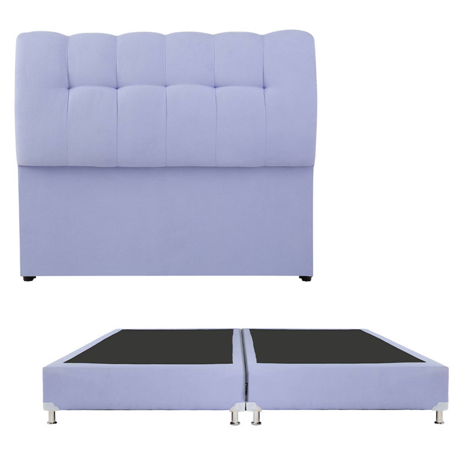 Cabecera King Size Dicasa Nube con Box Lila