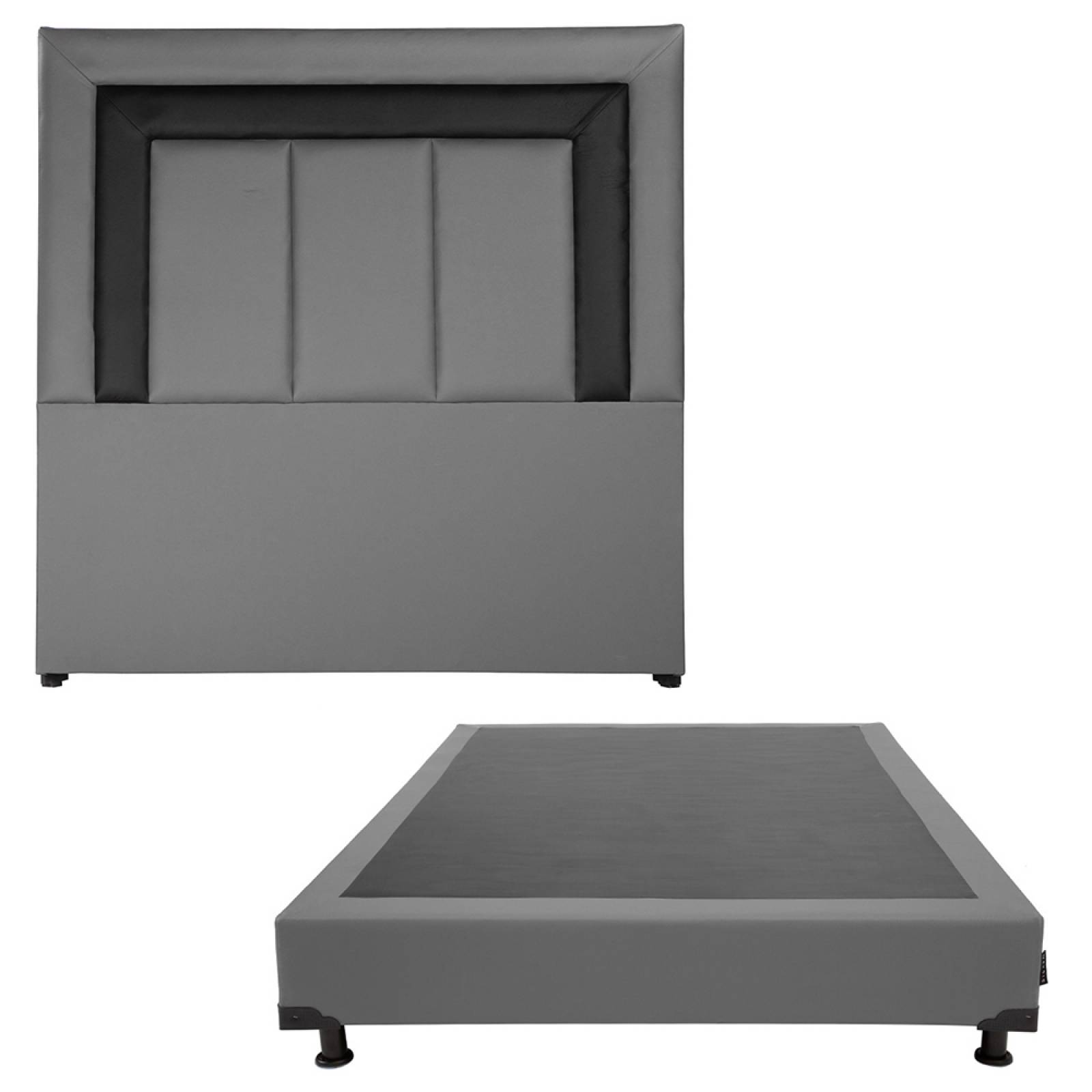 Cabecera Dicasa Vento con box matrimonial gris rata