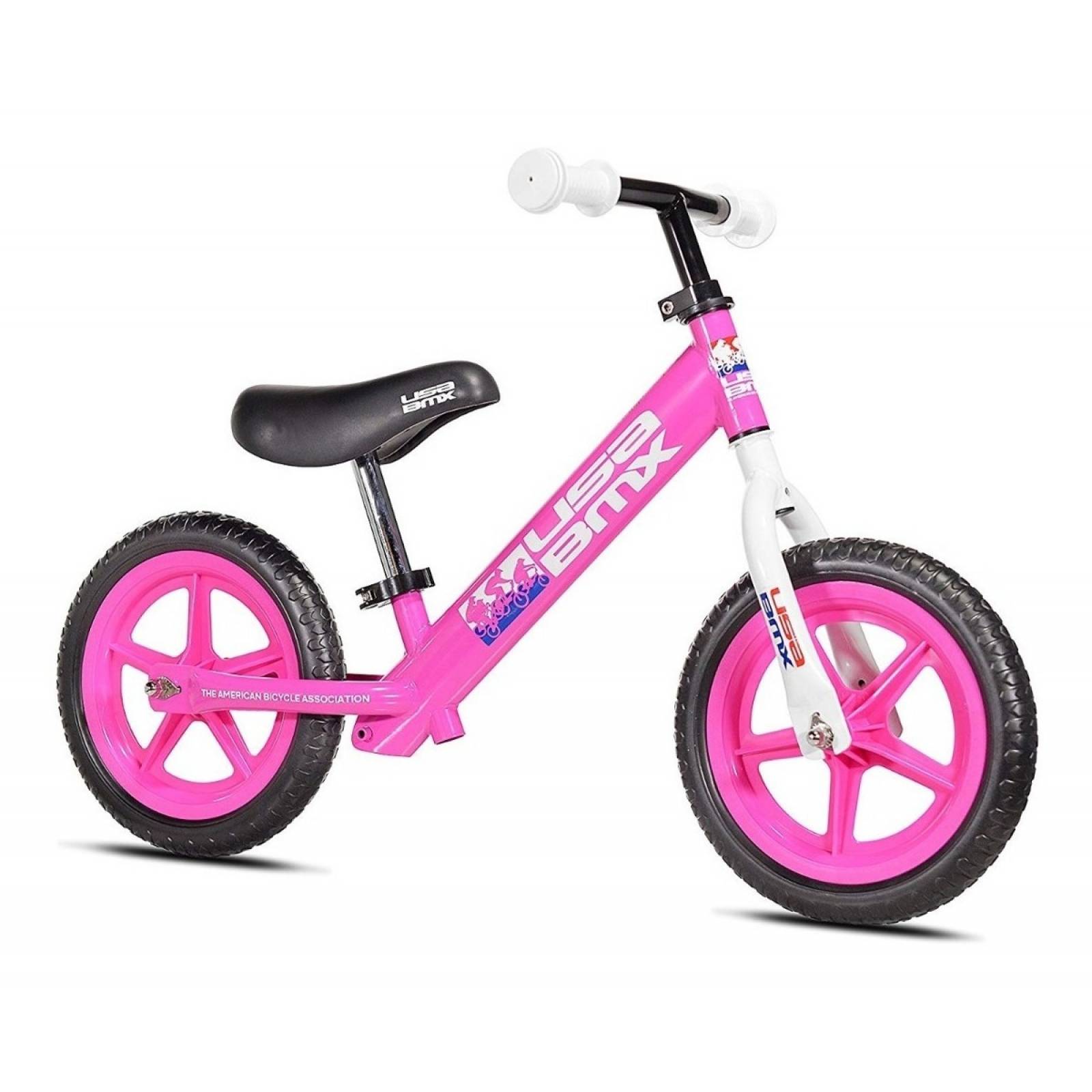 Bicicleta De Equilibrio Balance Primera Sin Pedales Rosa