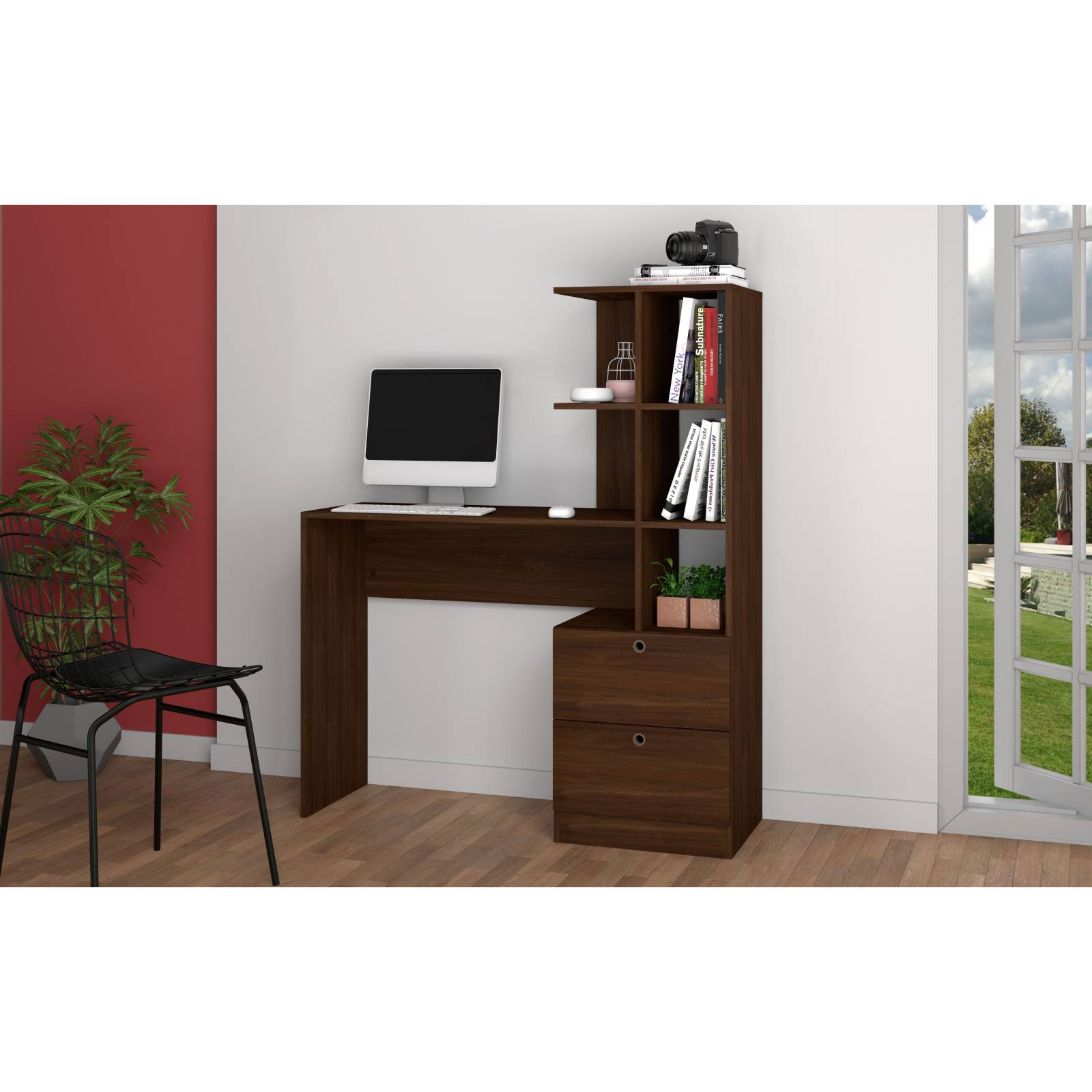 Mueble Mesa Para Computadora Y Estante BC 72 164