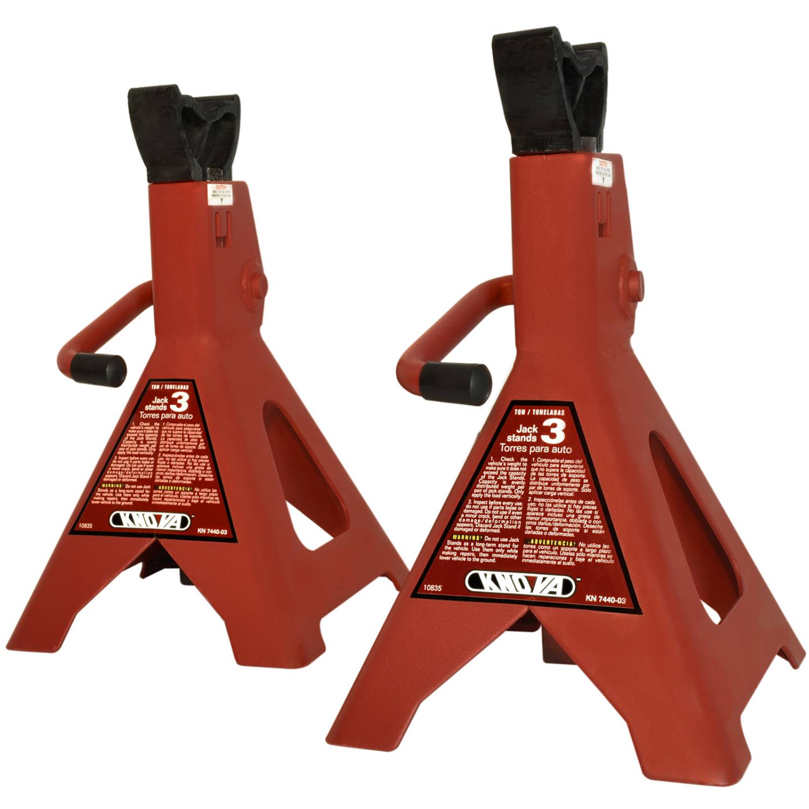 Knova Torres Para carro 3 Toneladas 2 Piezas altura máxima 416 mm doble ...