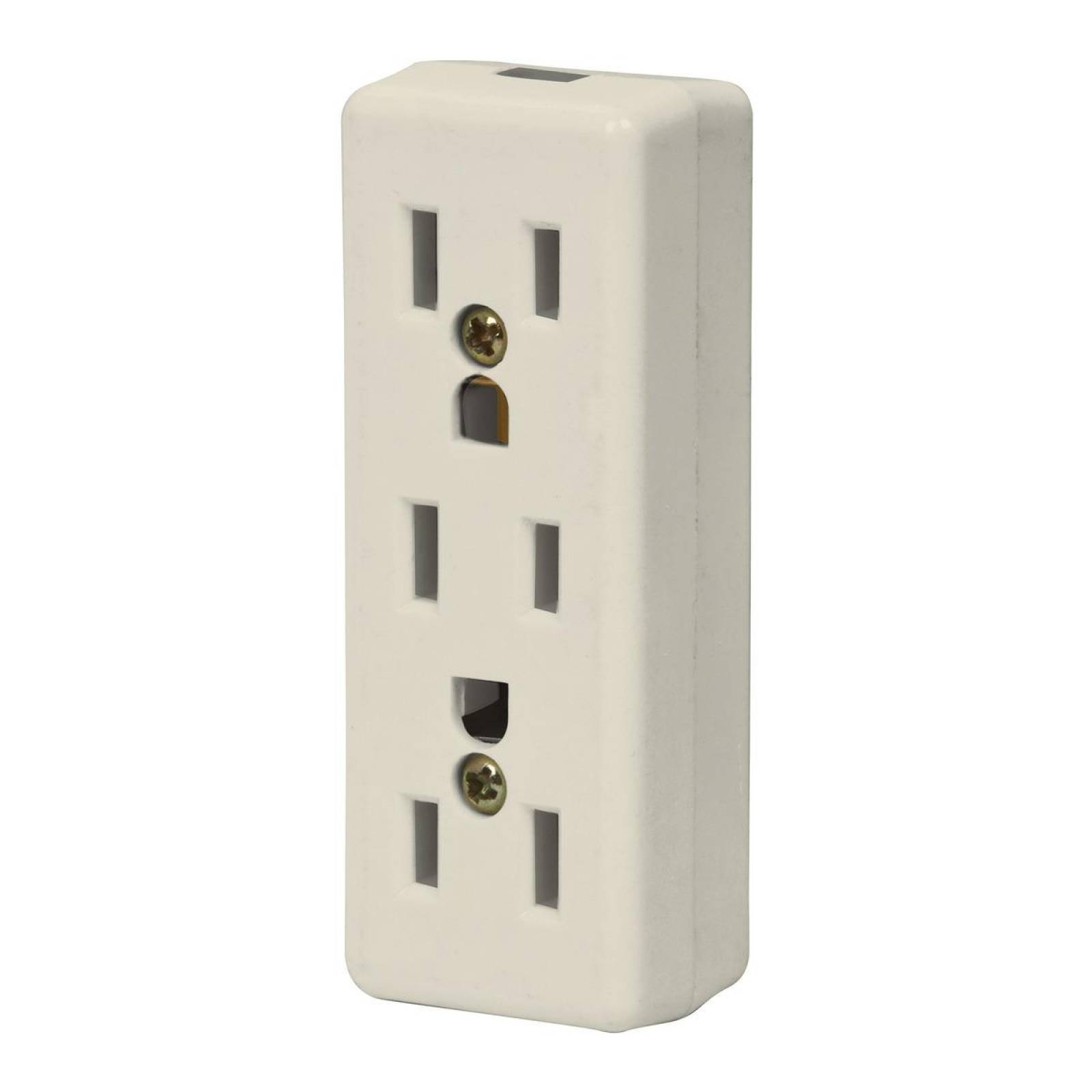 Multicontacto Triple Para Extensión 2 Polos + Volteck