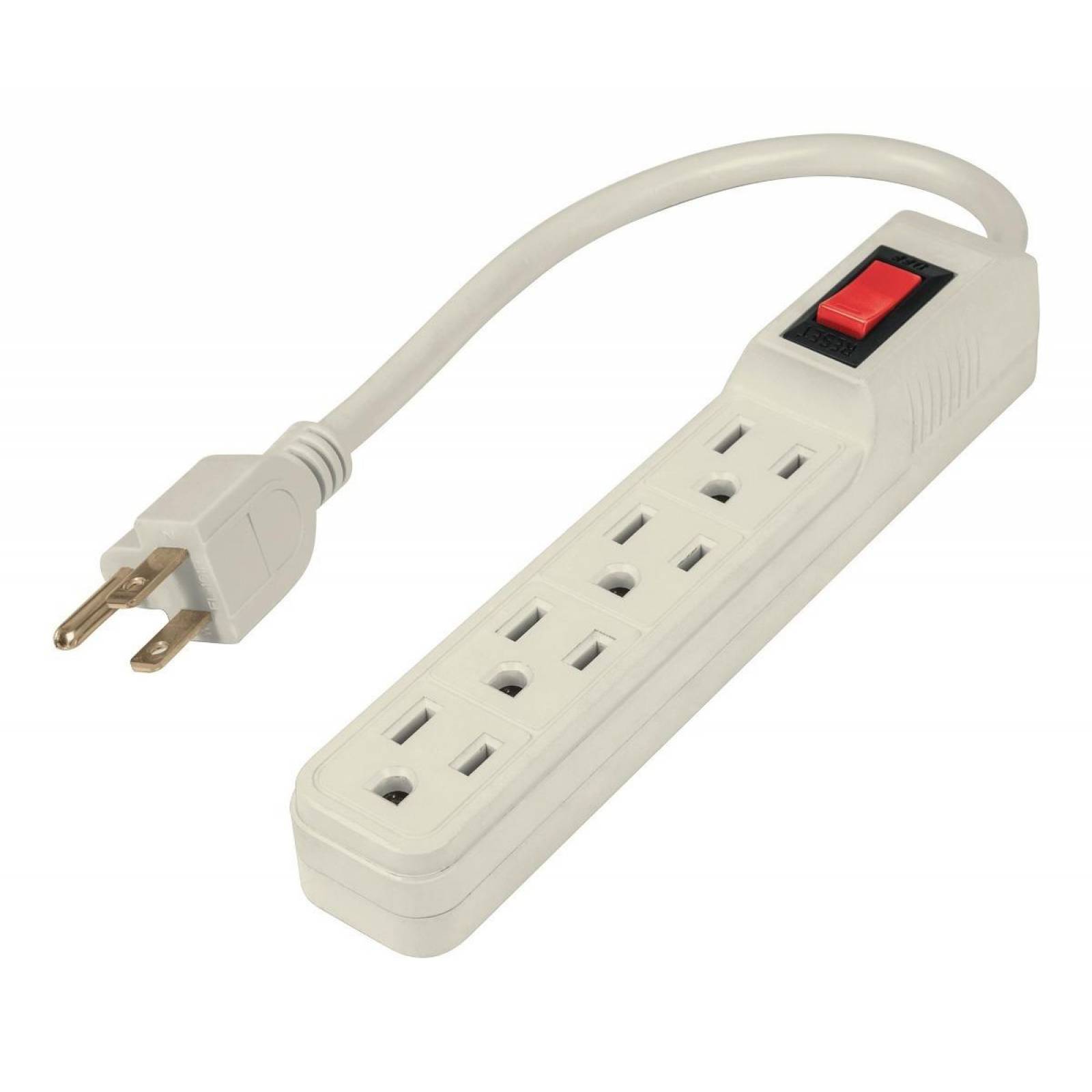 Multicontacto 4 Entradas Económico Volteck