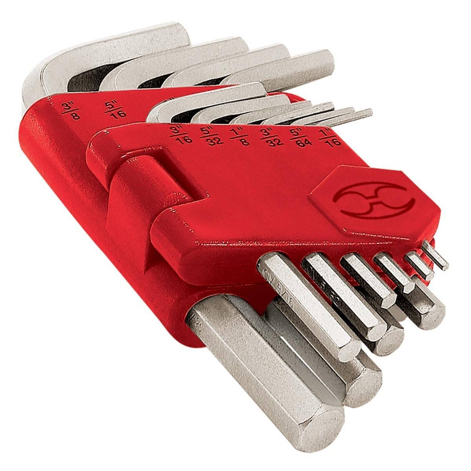 Juego De 10 Llaves Allen Standard Con Organiz Truper 15539