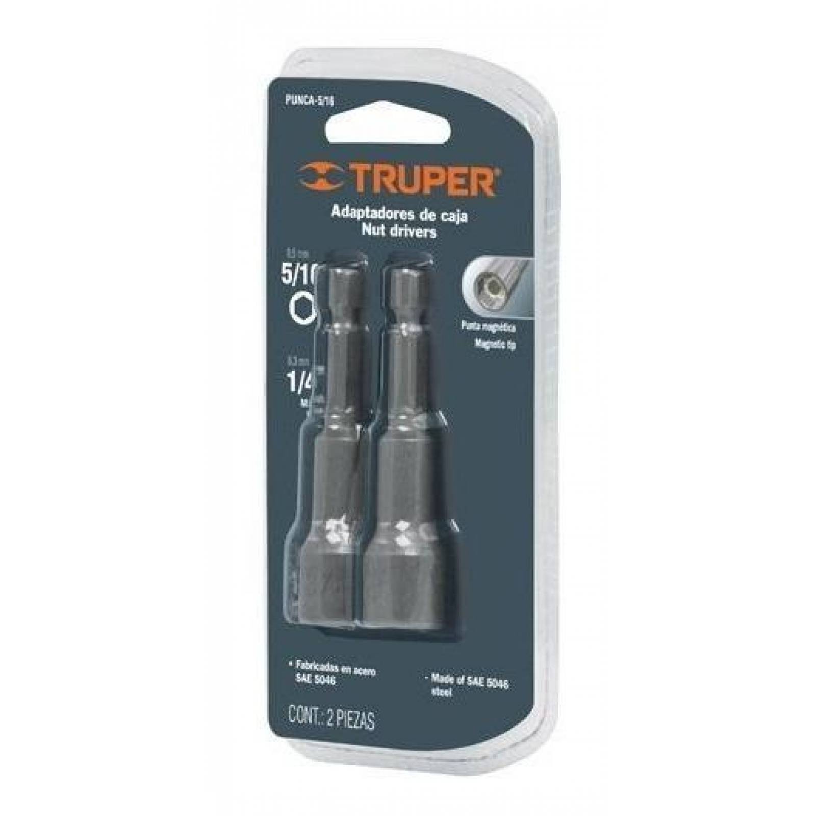 Juego De Dados Magnéticos Para Taladro5/16' 2 Truper