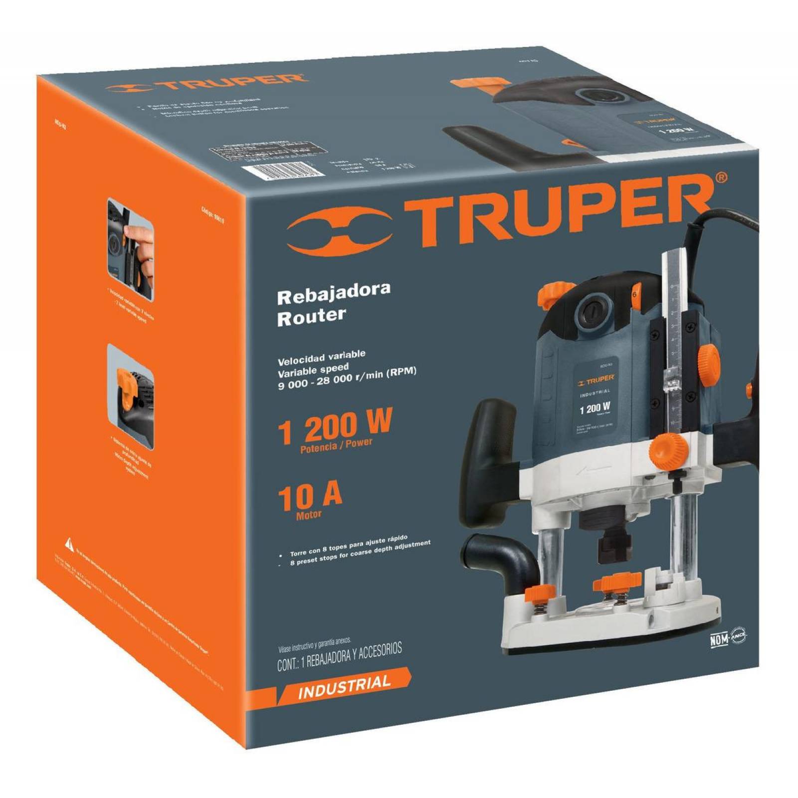 Rebajadora Industrial 1-3/4 Hp Truper