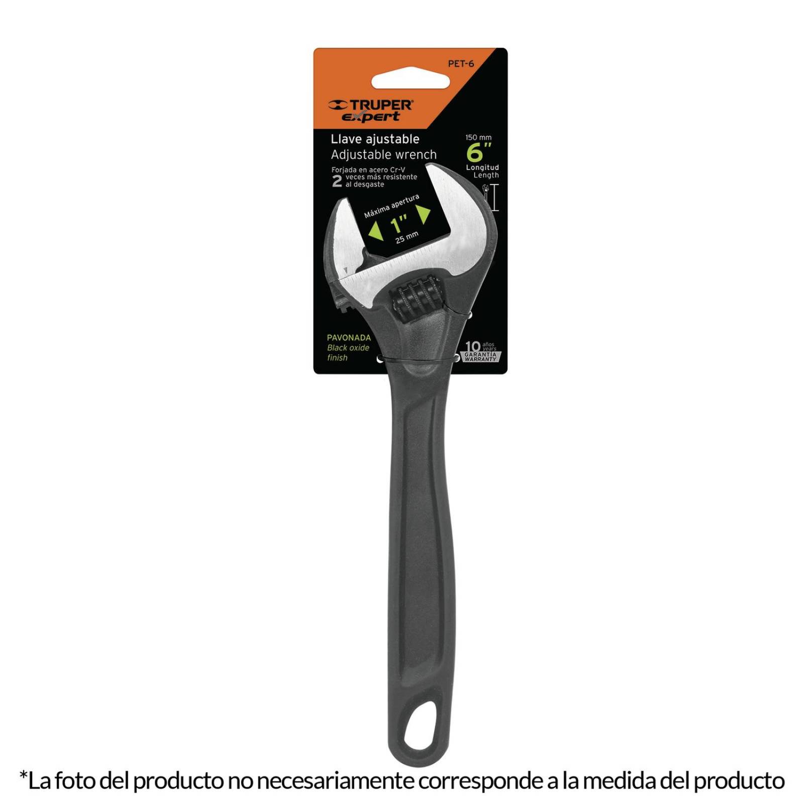 Llave Perica Profesional 8' Truper