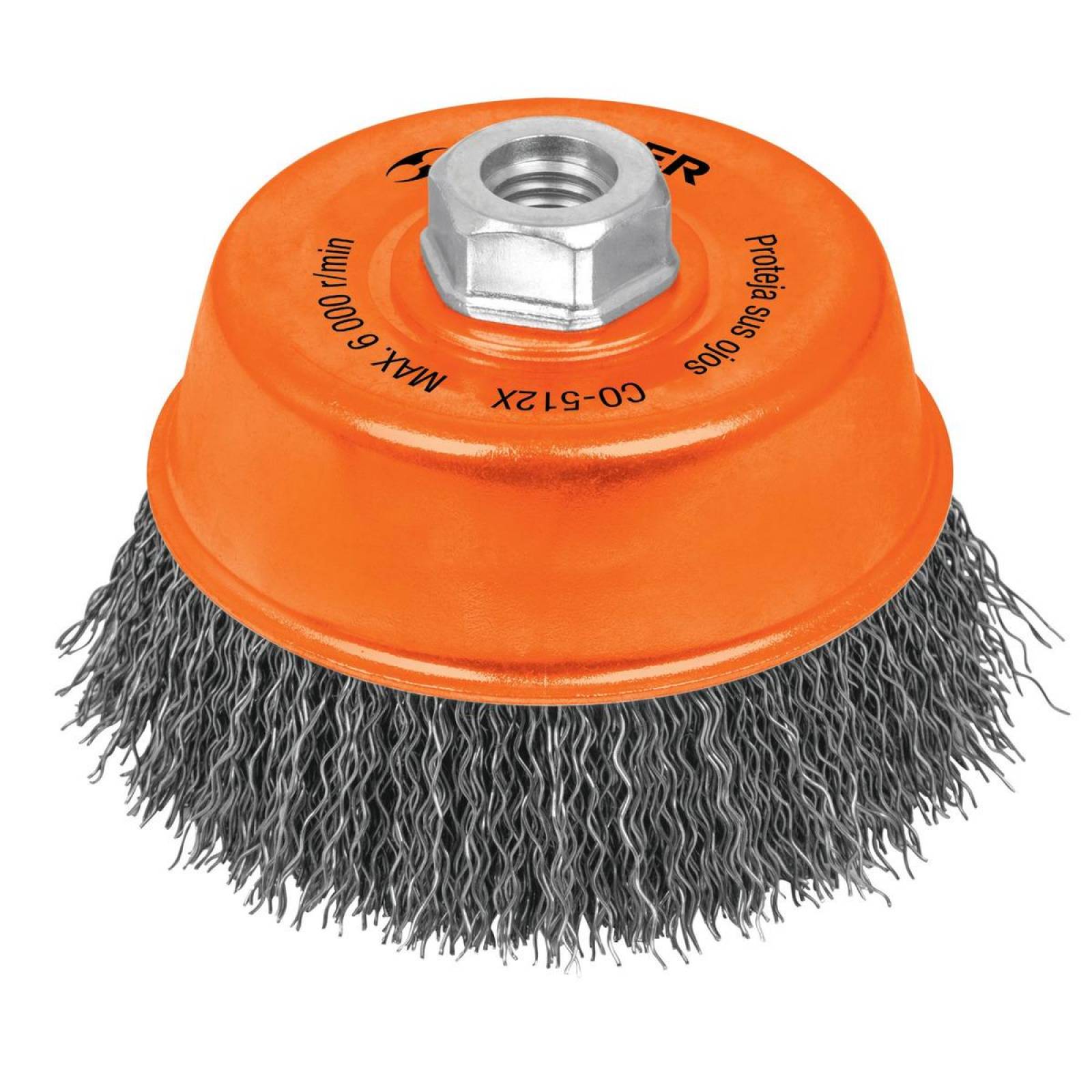 Carda De Copa Alambre Ondulado Grueso 5x5/8' Truper