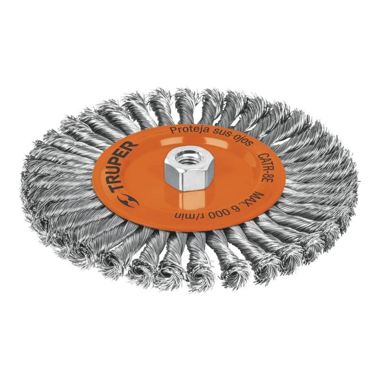 Carda Trenzada Circular 8' Para Esmeriladora Truper