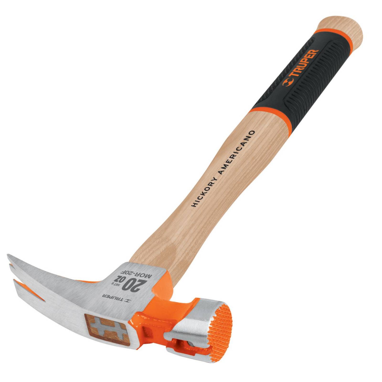 Martillo Pulido Uña Recta 20 Oz Boca Fresada Truper