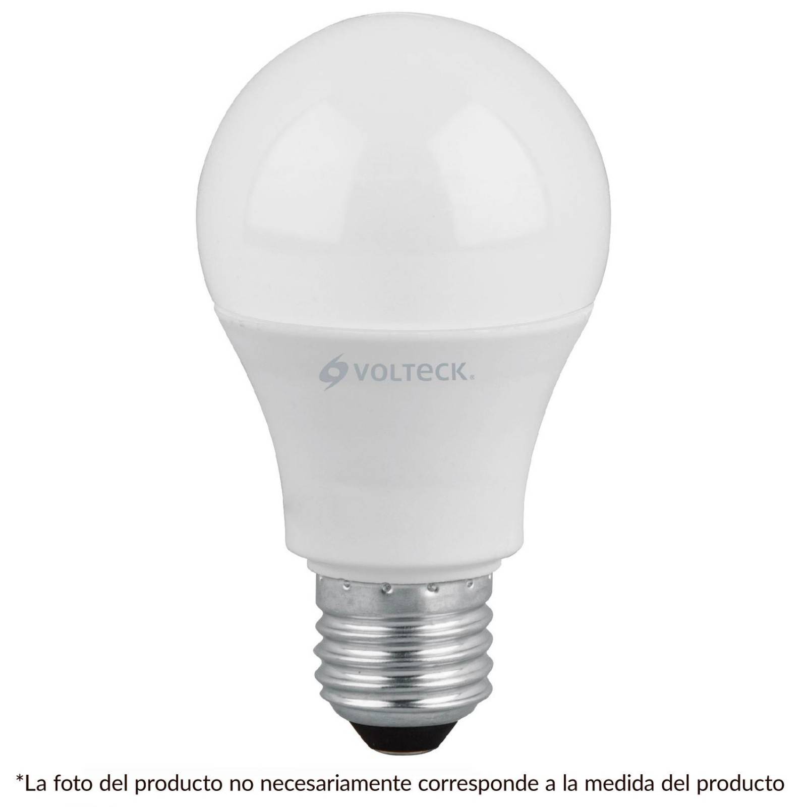 Lámpara de led, A19, 12 W, luz de día Volteck