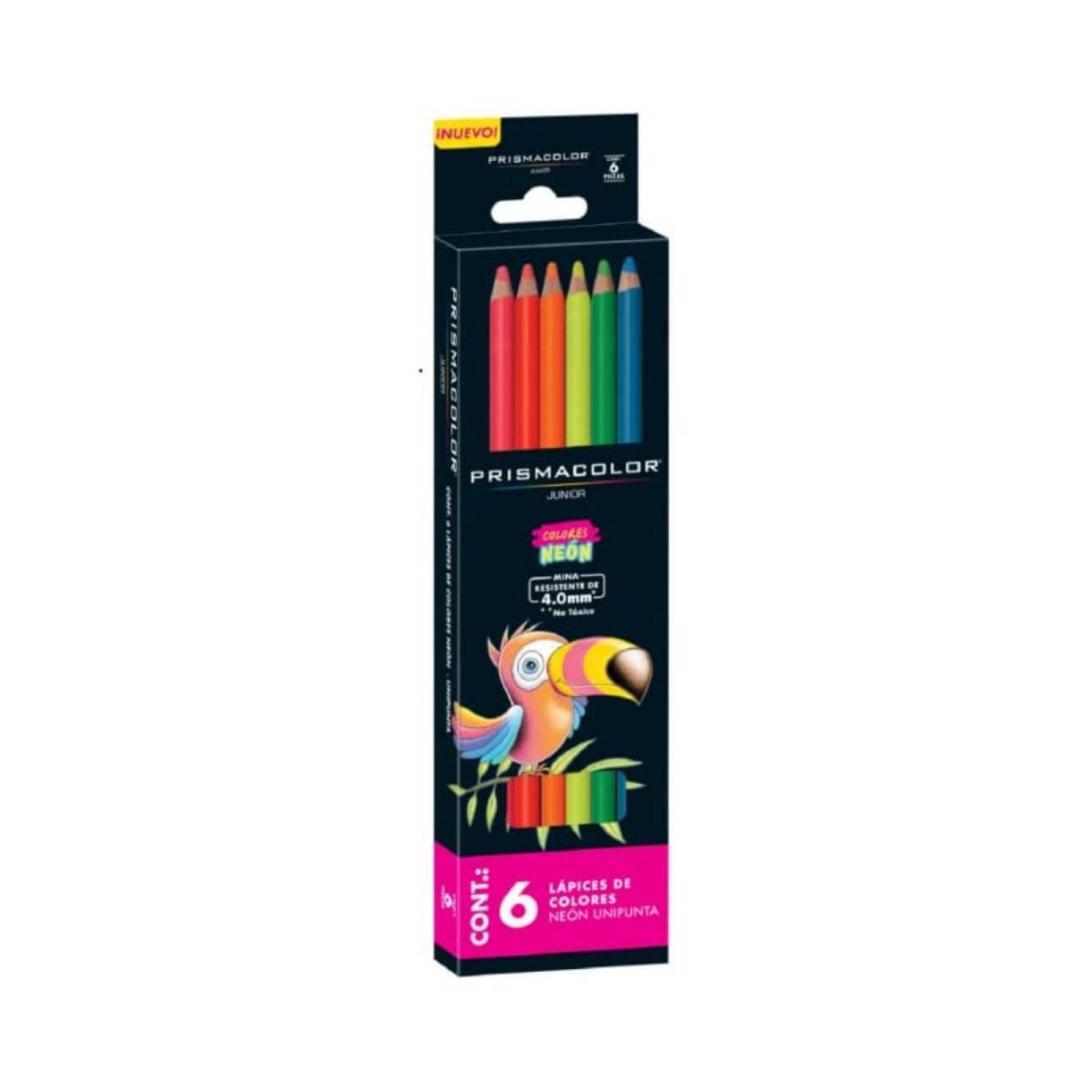 6 Lapices de Color Prismacolor Neon Junior
