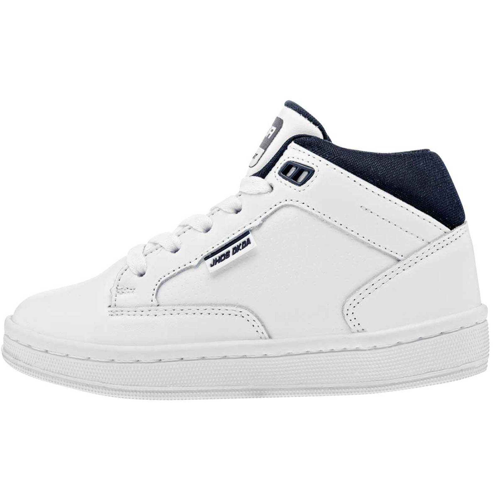 Jhos DKDA Tenis urbano para niño blanco marino, codigo 98007-1