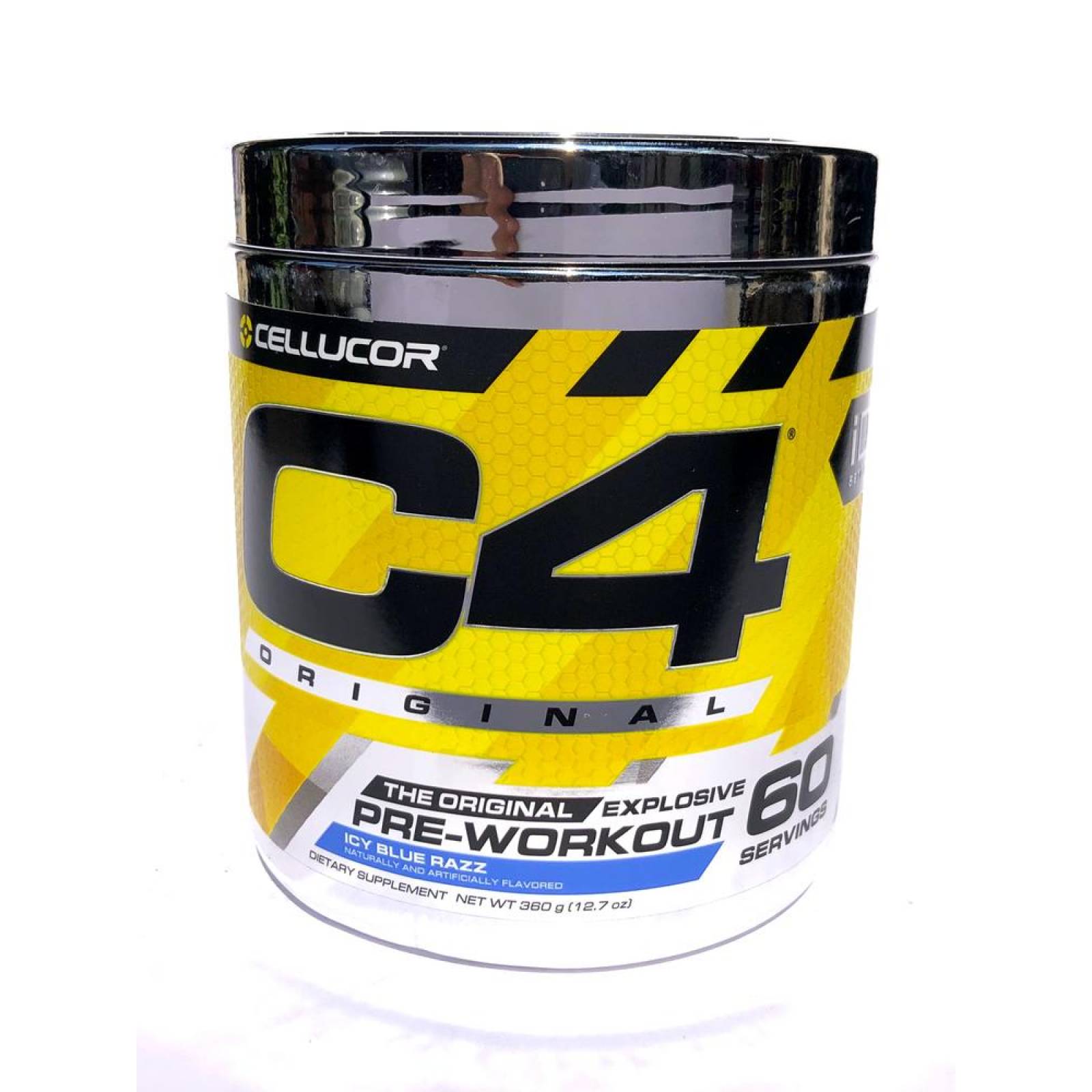 Pre entreno C4 Original sabor Ice Blue Razz 380 grs 60 serv. Cellucor