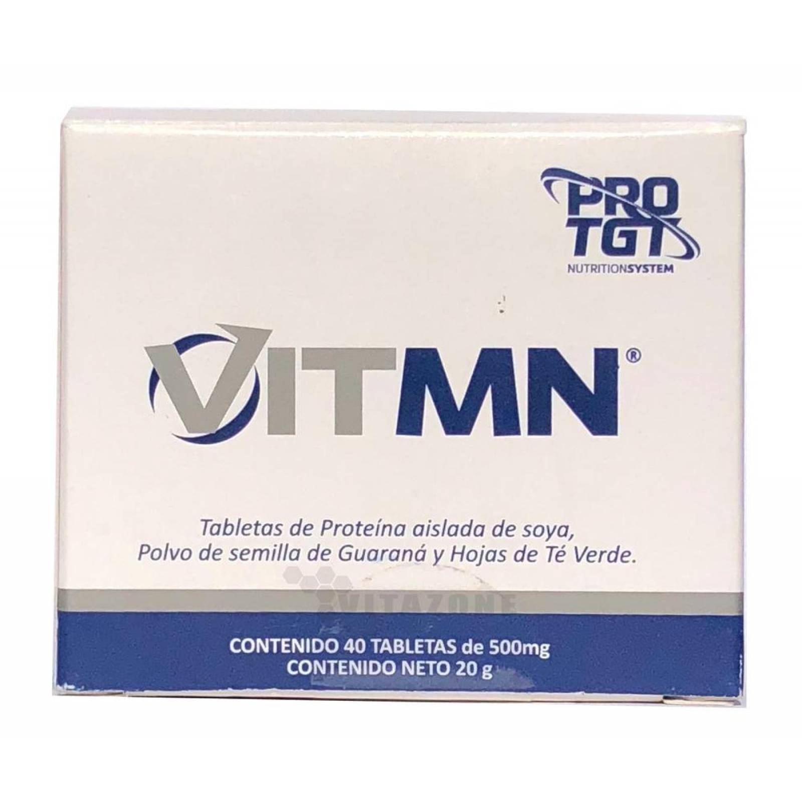 VITMEN (energizante) 4 tabletas de 500 mg PROTGT.