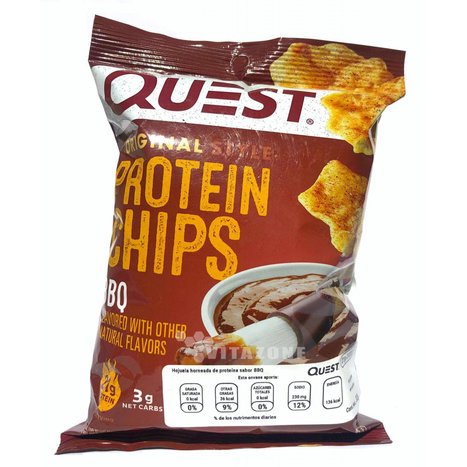 Quest Chips De Proteína Quest Sabor BBQ.