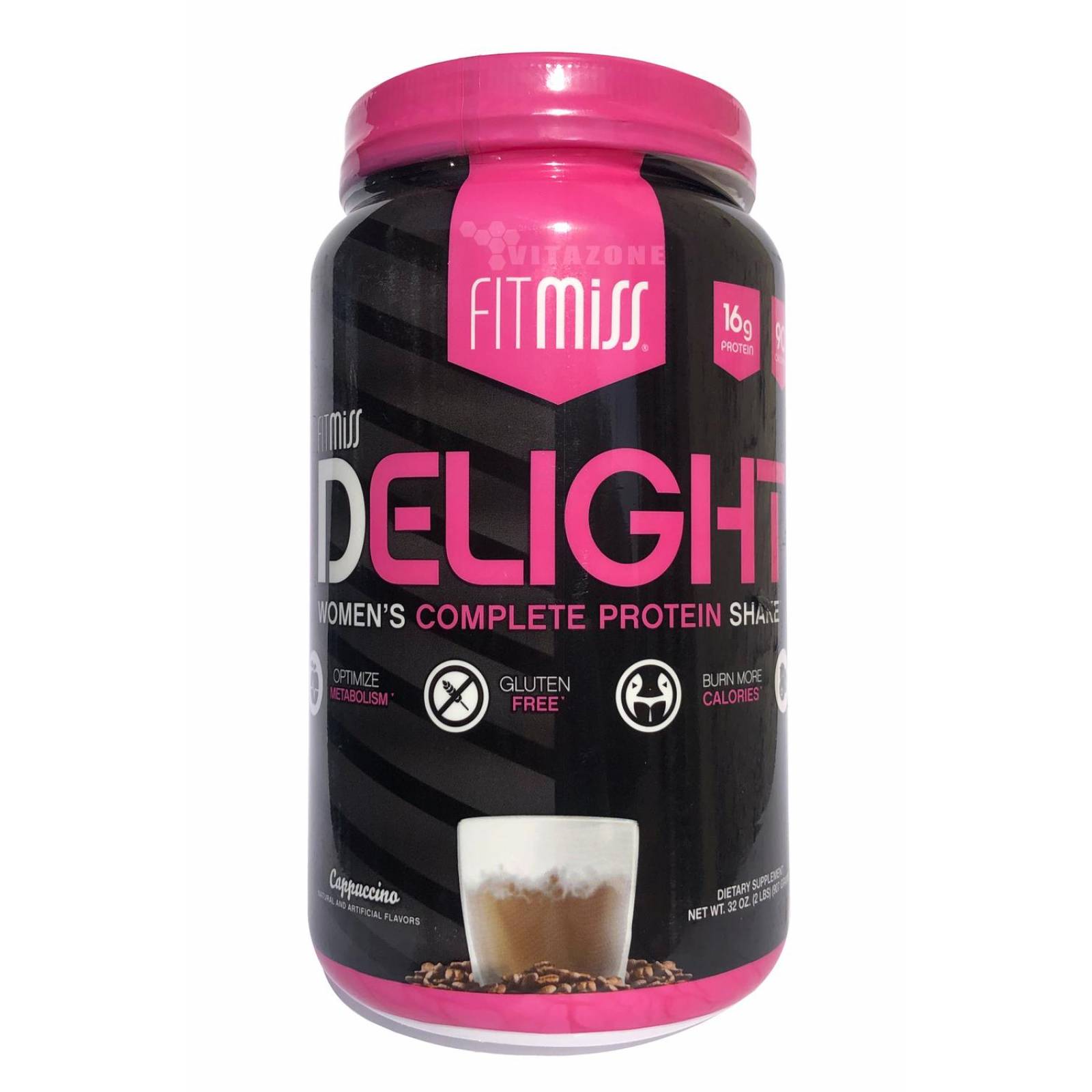 Fitmiss Delight 2 Lbs Capuchino Proteína para mujer