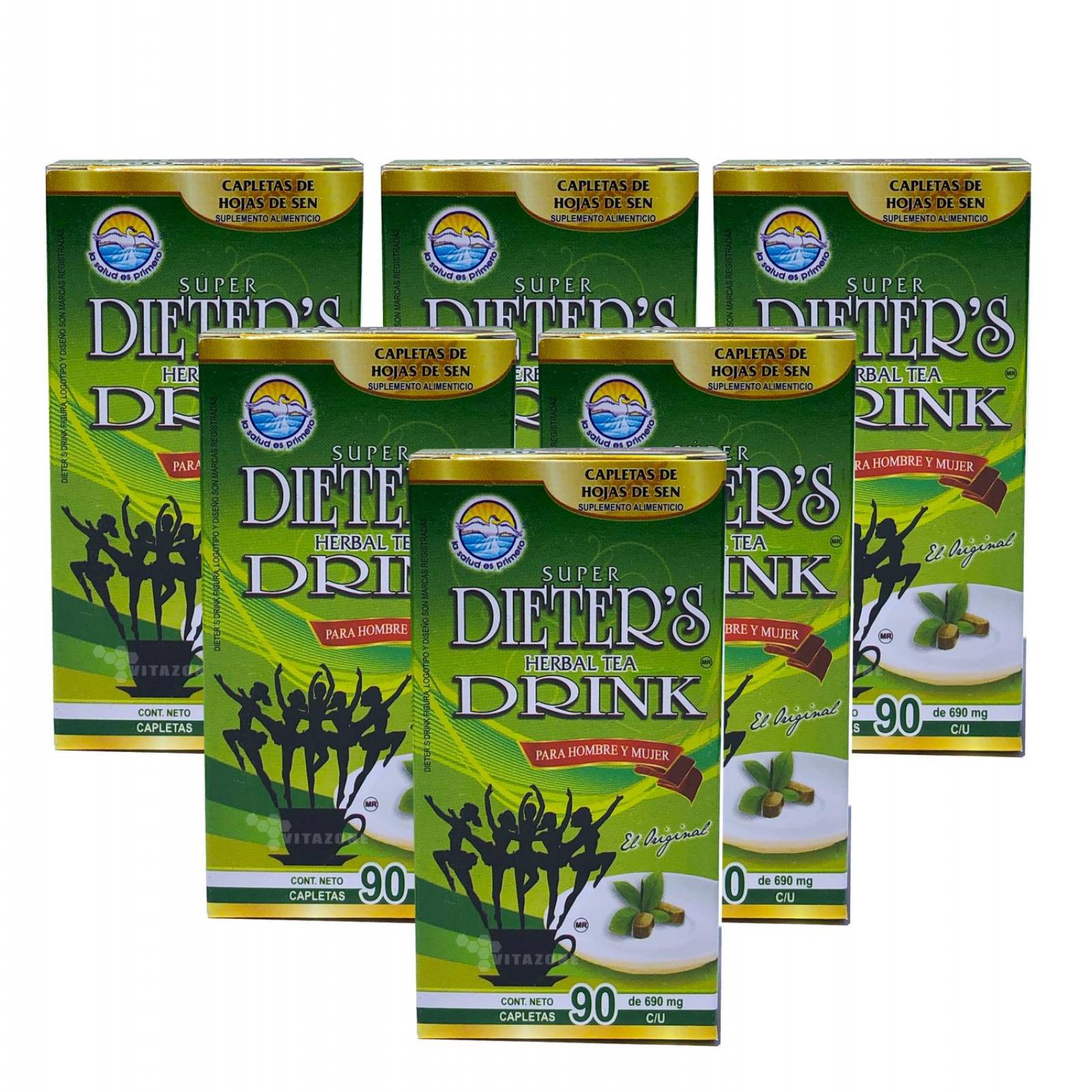 Dieters Drink (540 Caps) 6 botes La Salud Es Primero
