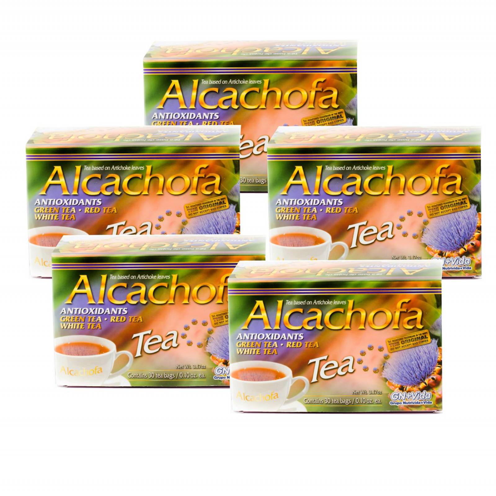 Té Alcachofa 30 Sobres GN+V 5 cajas.